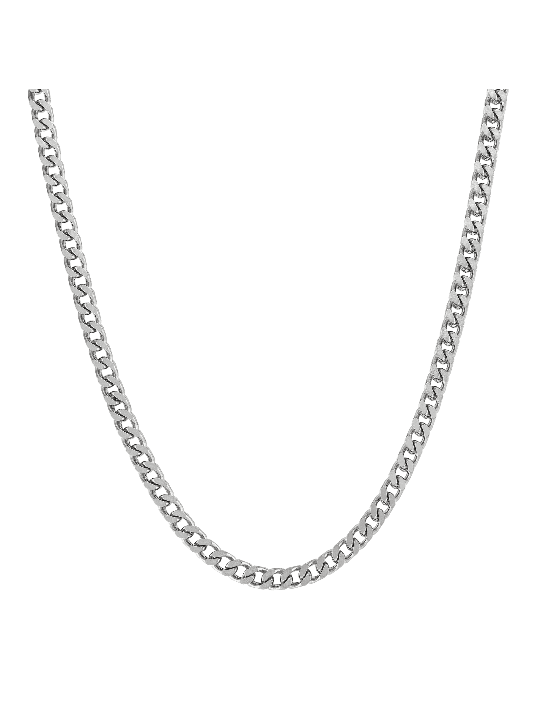 Welry 4mm Square Link Chain Necklace in Stainless Steel, 22" - Walmart.com