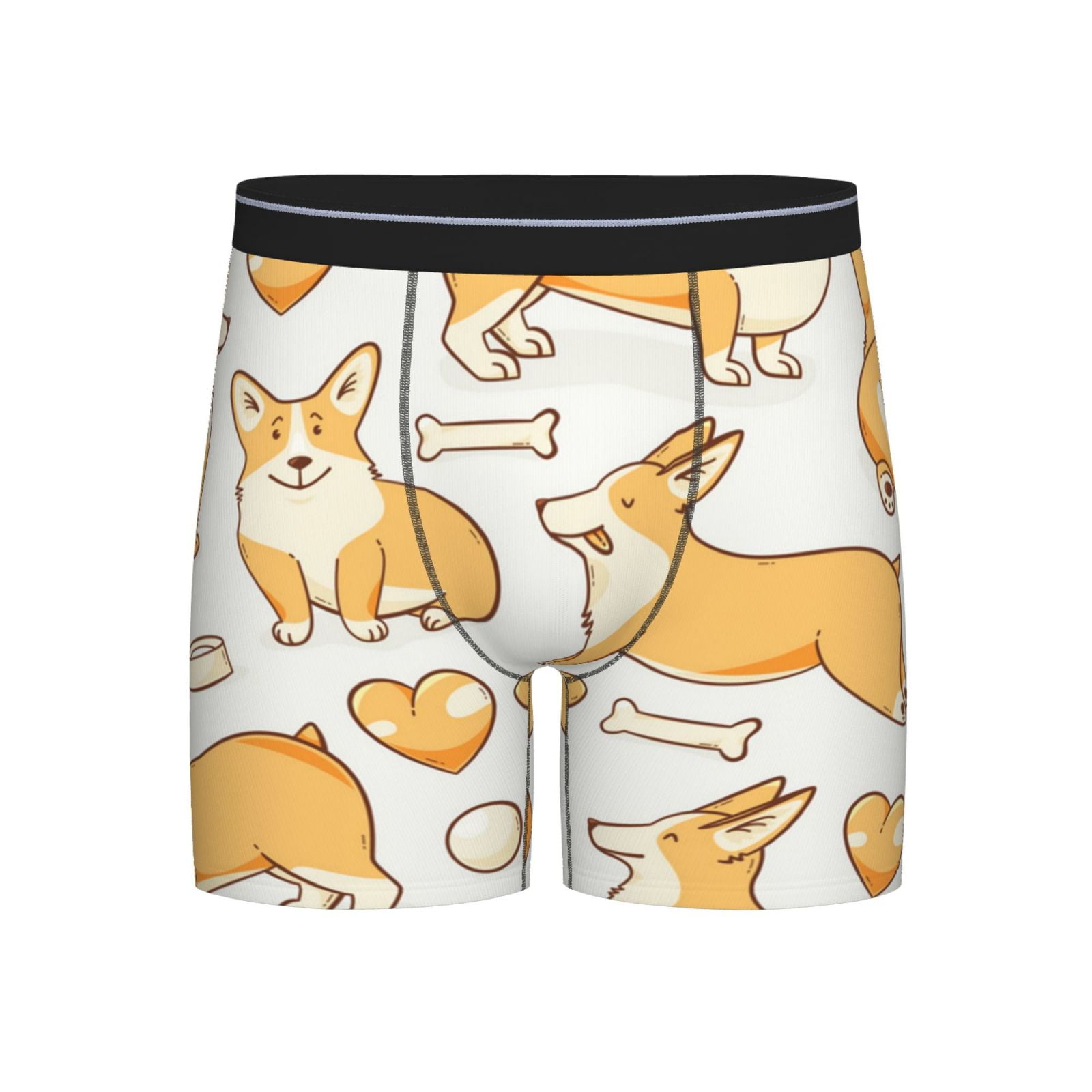 Welsh Corgi Underwear For Men,Soft Boxer Briefs - Comfortable And ...