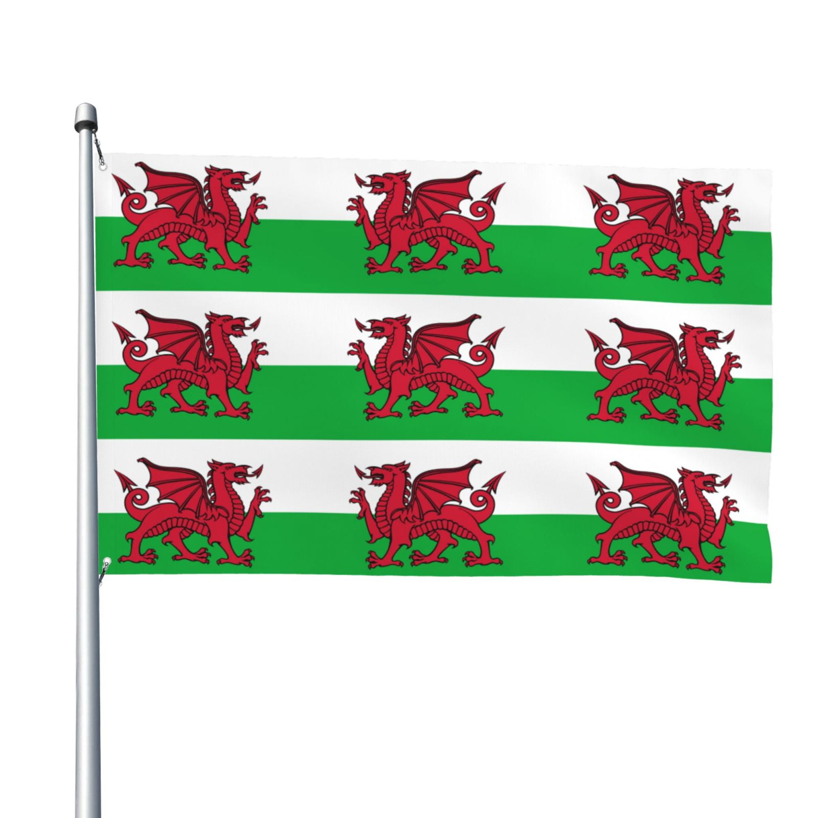 Welsh Dragon Flag Flag 4x6 Ft Big Flag For Outdoor Indoor Office ...