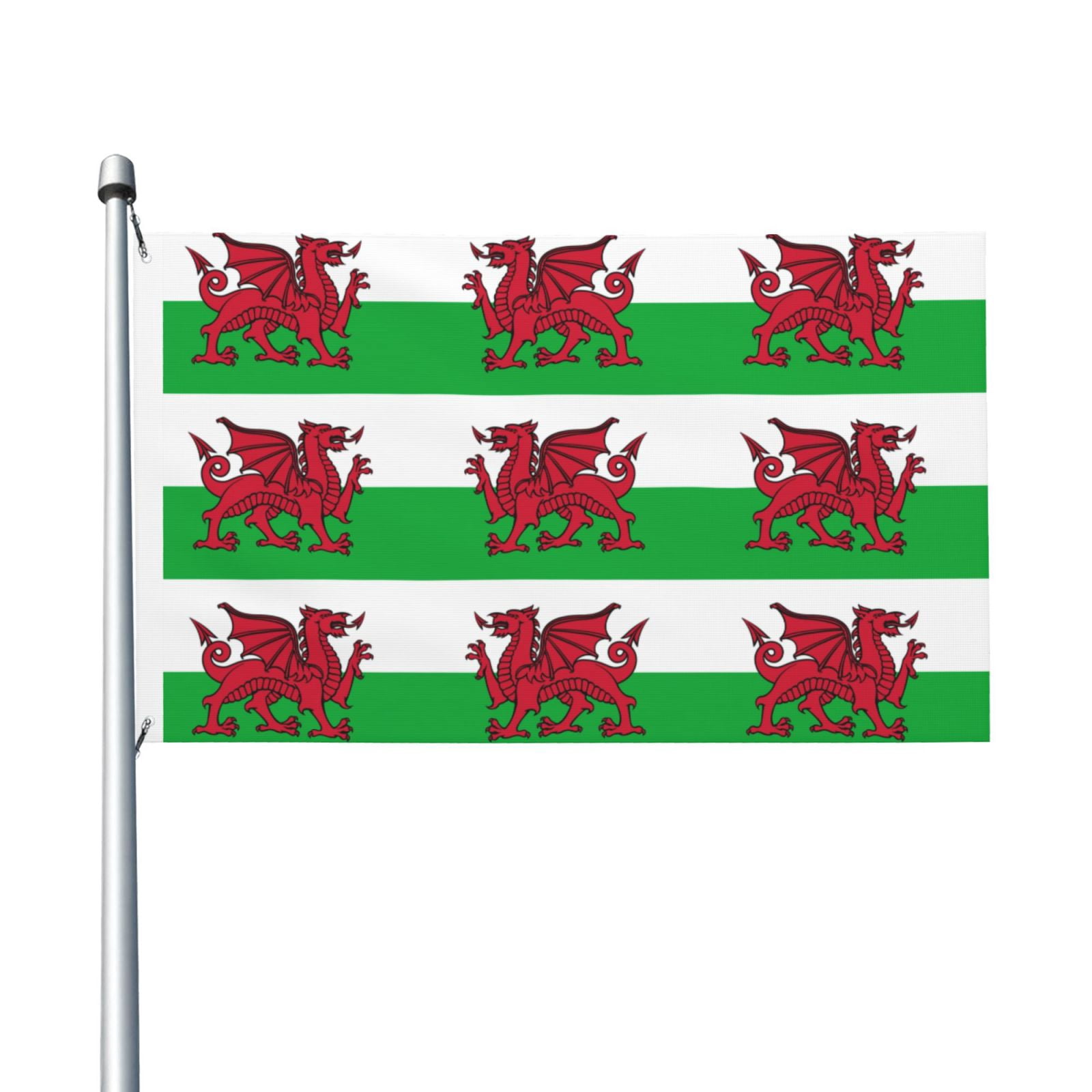 Welsh Dragon Flag Flags 3 X 5 Foot Printed Bright And Vivid Colors Flag ...