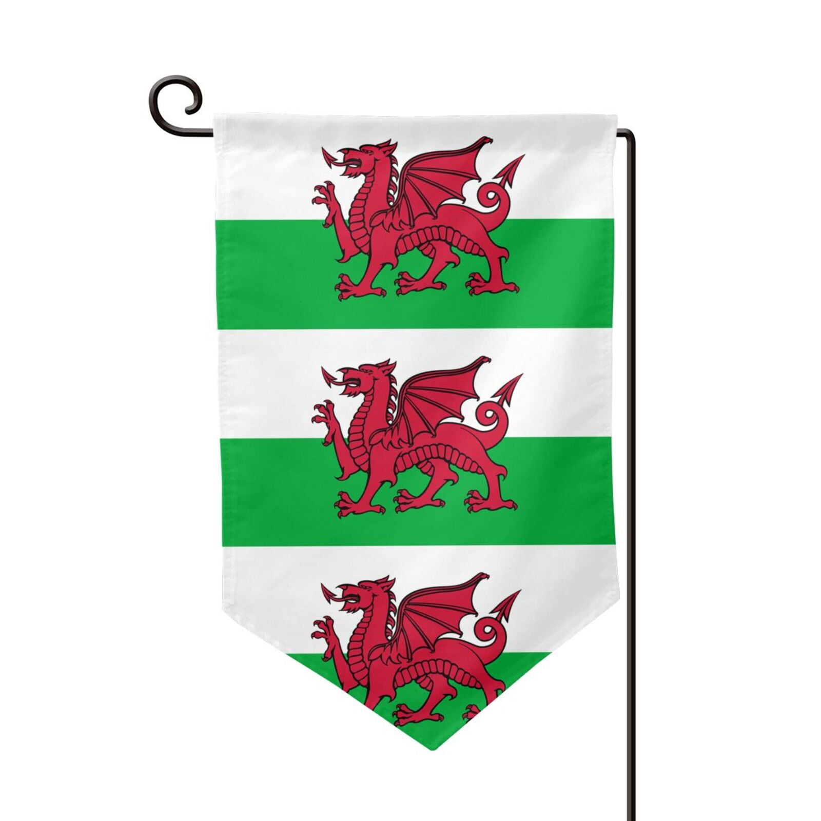 Welsh Dragon Flag Garden Flag Vertical Double Sided Yard Outdoor ...