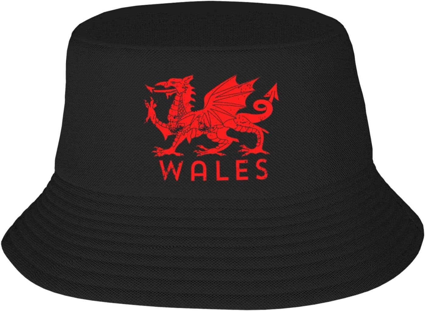 Welsh-Flag-Rugby-Red-Dragon-of-Wales- Bucket Hat Reflective Foldable ...