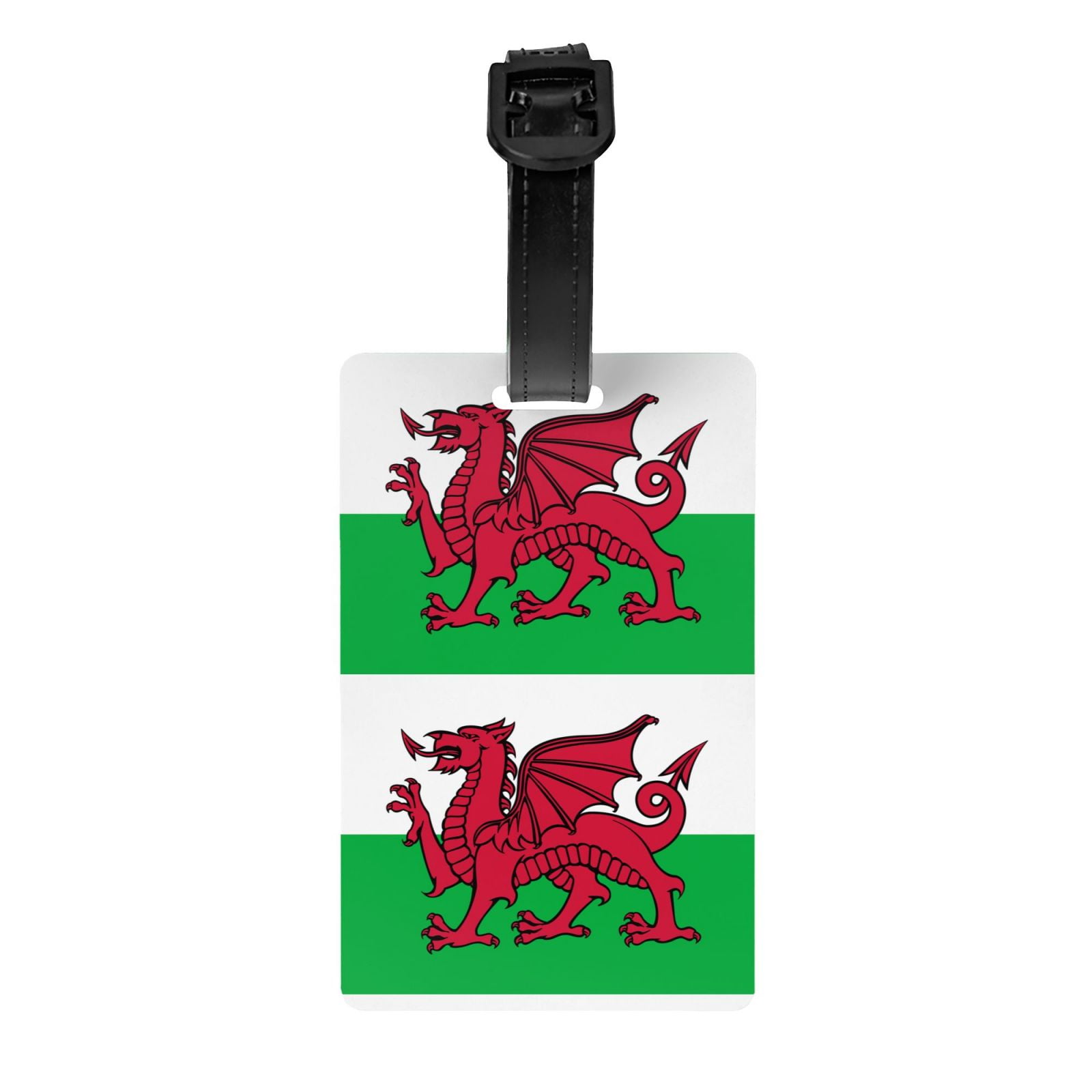 Welsh Flag Suitcase Travel Bag Labelsluggage Tag For Baggage Pvc ...