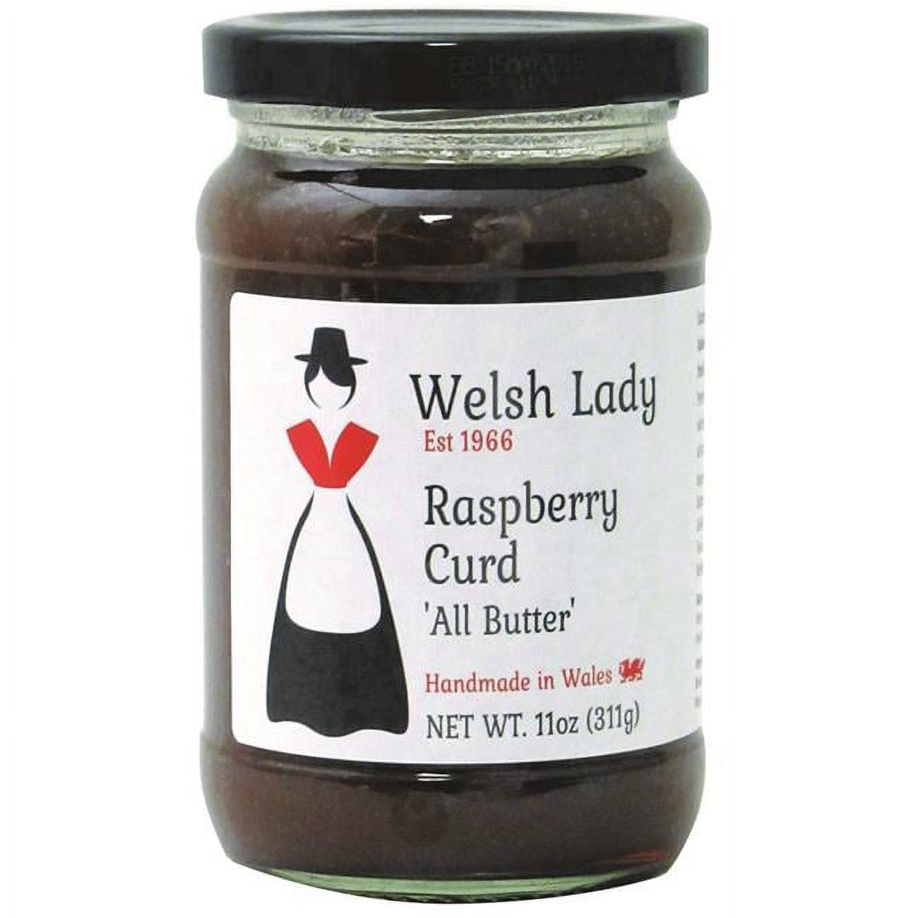 Welsh Lady Preserves All Butter Curd, Raspberry, 11 Ounce - Walmart.com