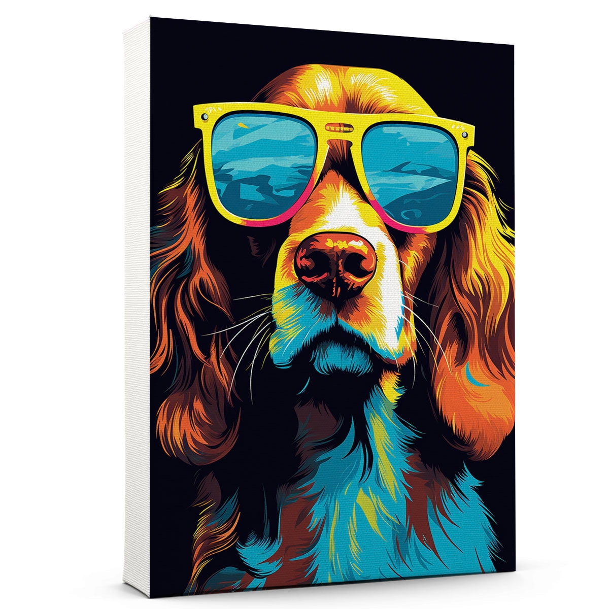 Welsh Springer Spaniel Art Print Poster, Dog Wall Art Painting Decor ...