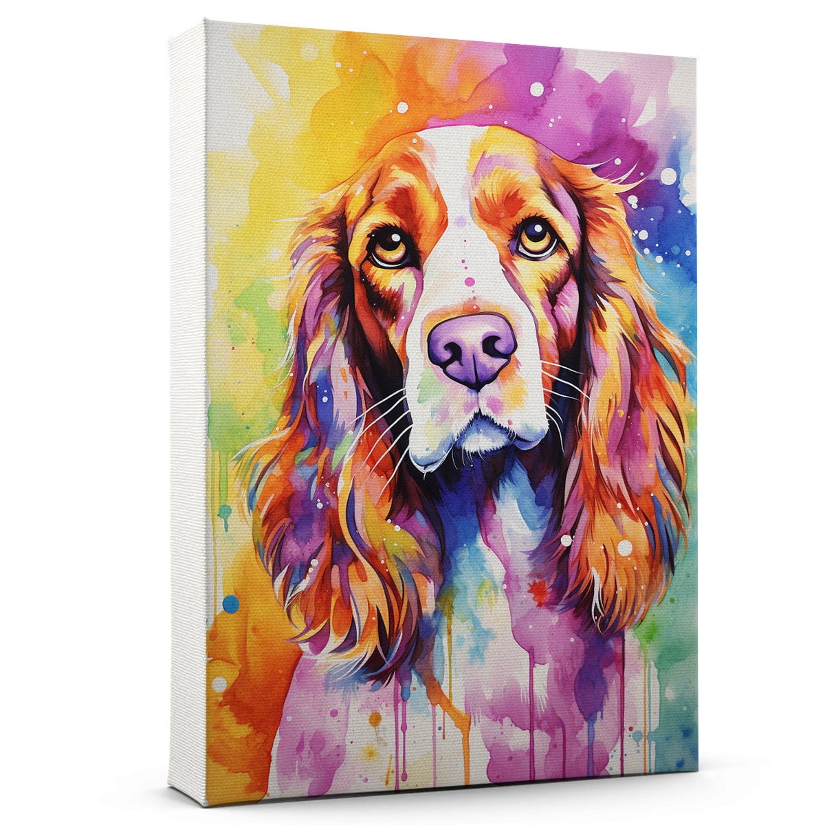 Welsh Springer Spaniel Canvas Wall Art Famous Oil Paintings Monets ...