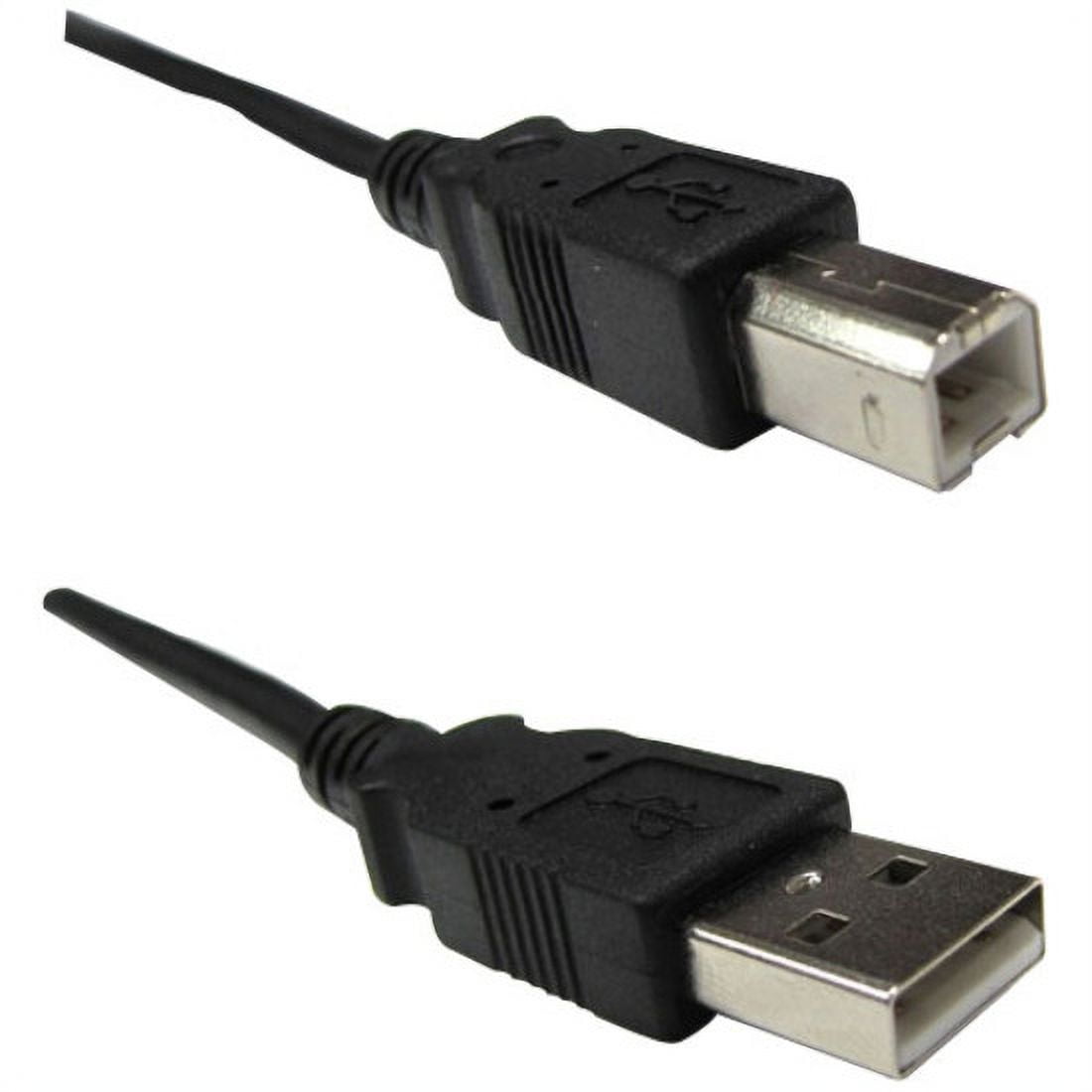 15Ft Usb 2.0 A To B Cable Black - Walmart.com