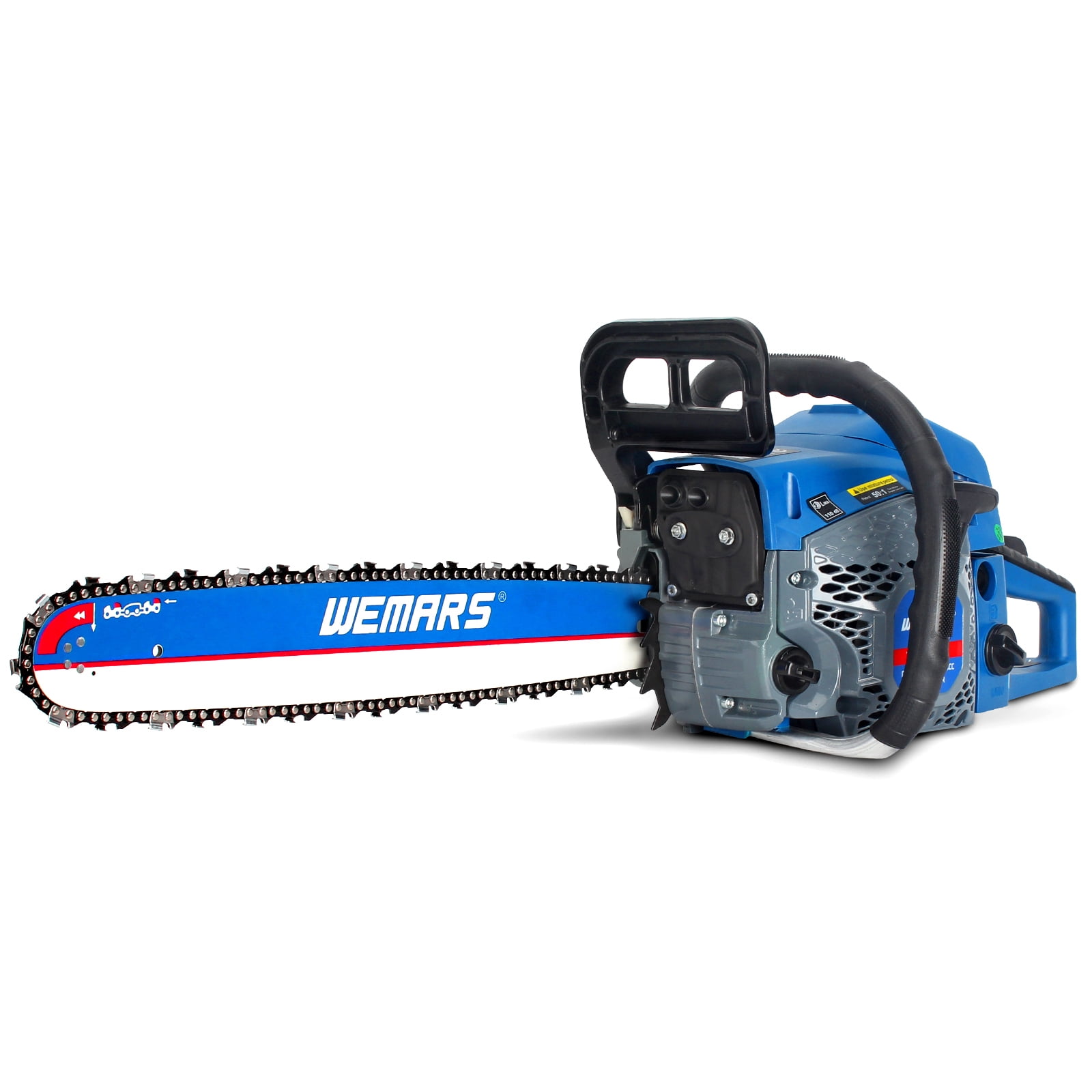 Wemars 62CC Gas Chainsaw 20-Inch, Powerful 2-Stroke Chainsaw for Farm ...