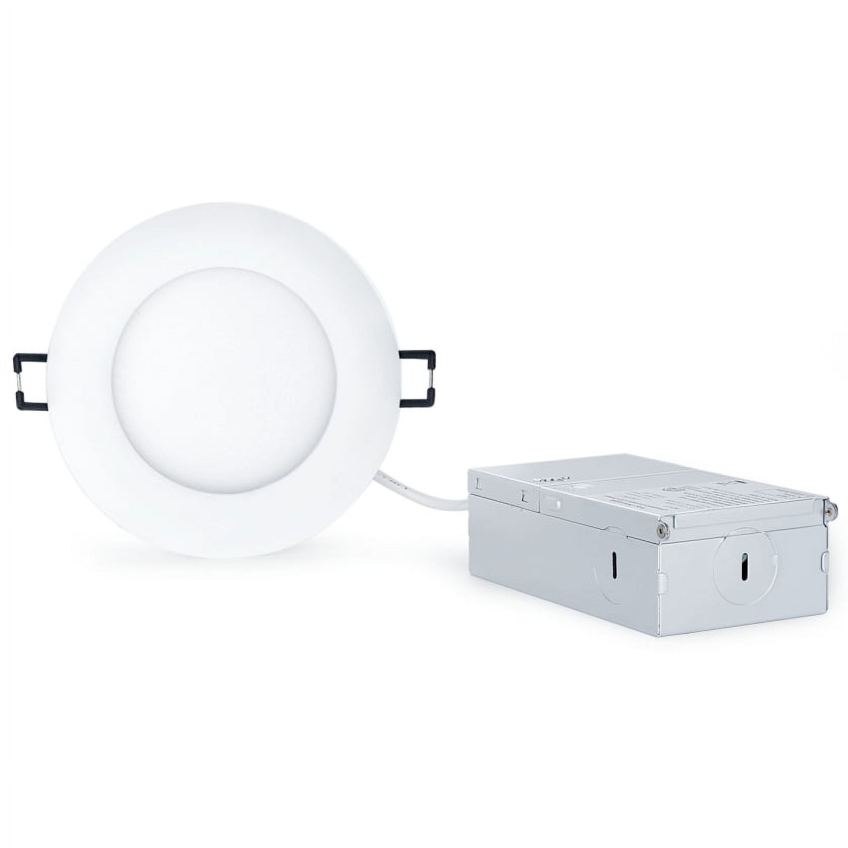 Wembanma 4 Inch Ceiling Light White Trim Recessed Light Ultra-thin ...