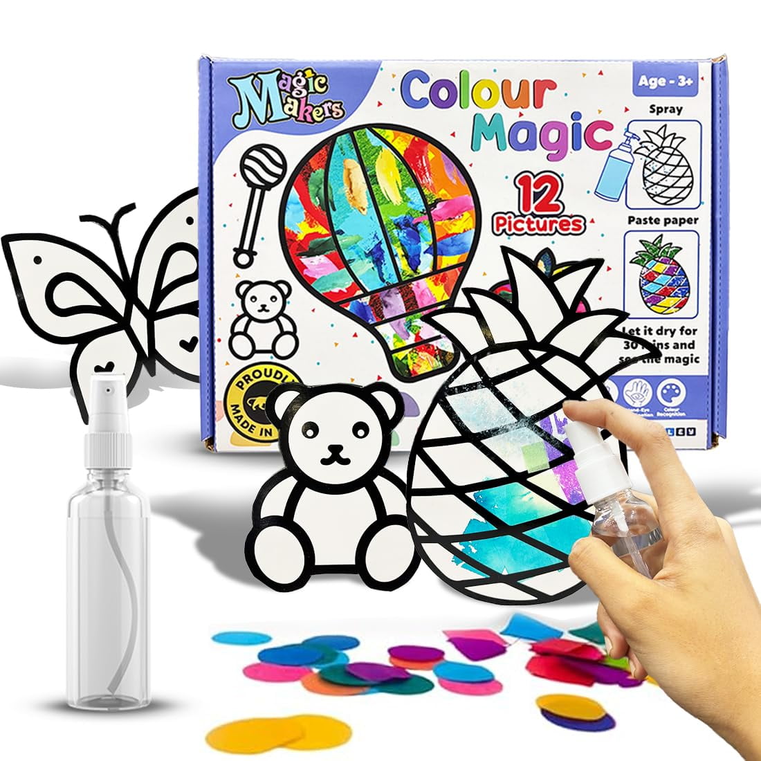 Wembley Colour Transfer Art Set Mess Free Painting Colour Set Unique Stationery Set For Creative ...