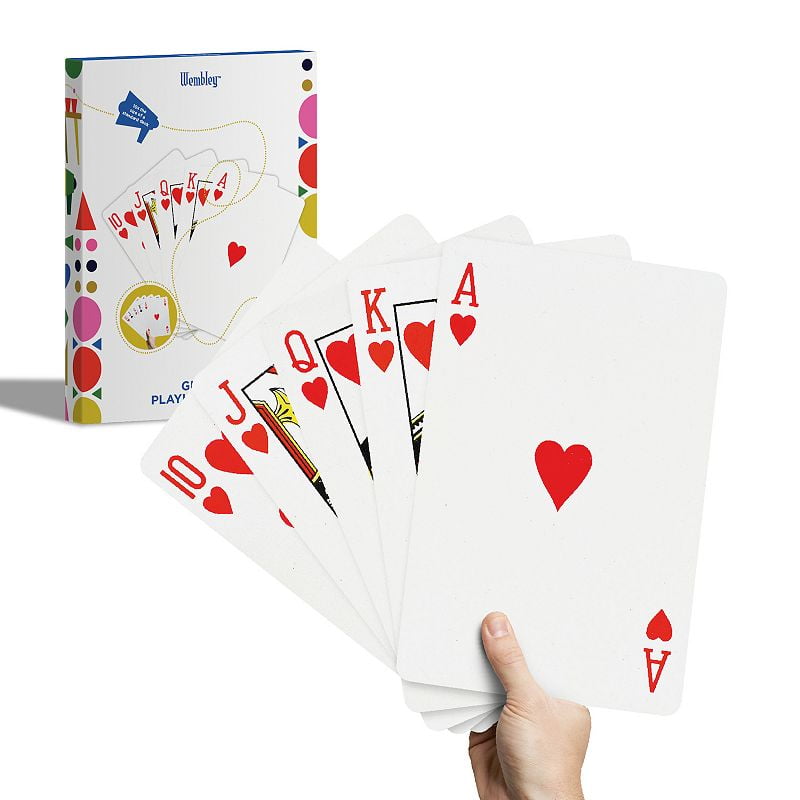 Wembley Jumbo Giant Playing Cards - Walmart.com