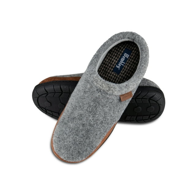 Wembley Men's Classic Memory Foam Padded Indoor/Outdoor Clog Slippers ...