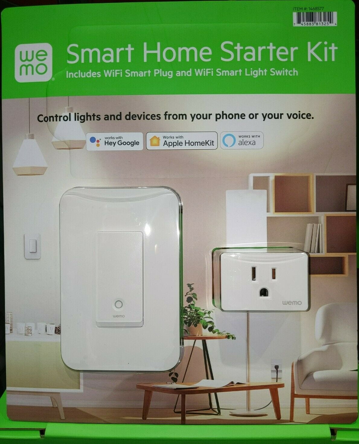 Wemo Smart Home Starter Kit Smart Plug and Switch - Walmart.com