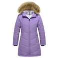 WenVen Girls Winter Coat Hooded Puffer Jacket Warm Windproof Jacket ...