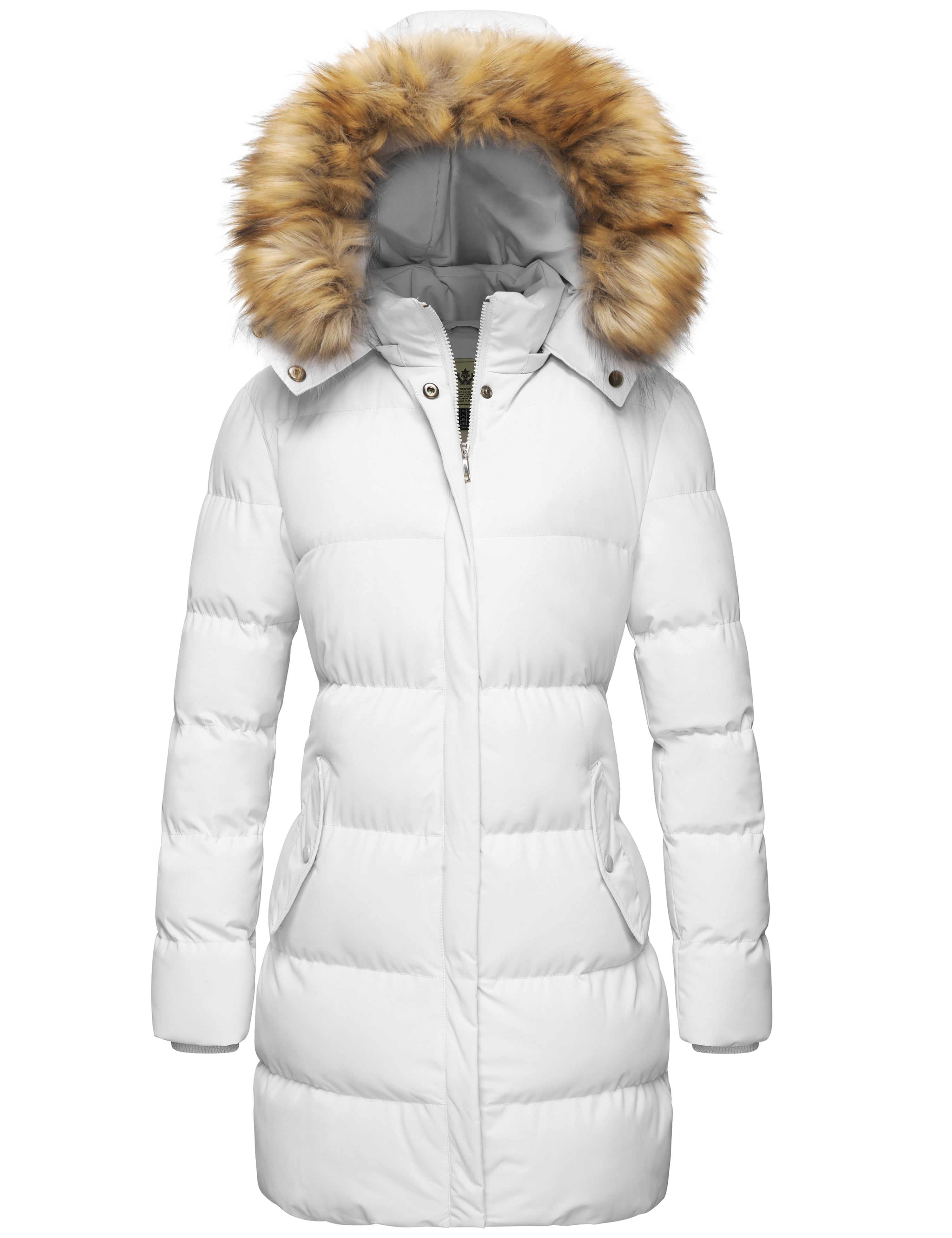 WenVen Women's Slimming Long Winter Puffer Coat, Warm Quilted Hooded ...