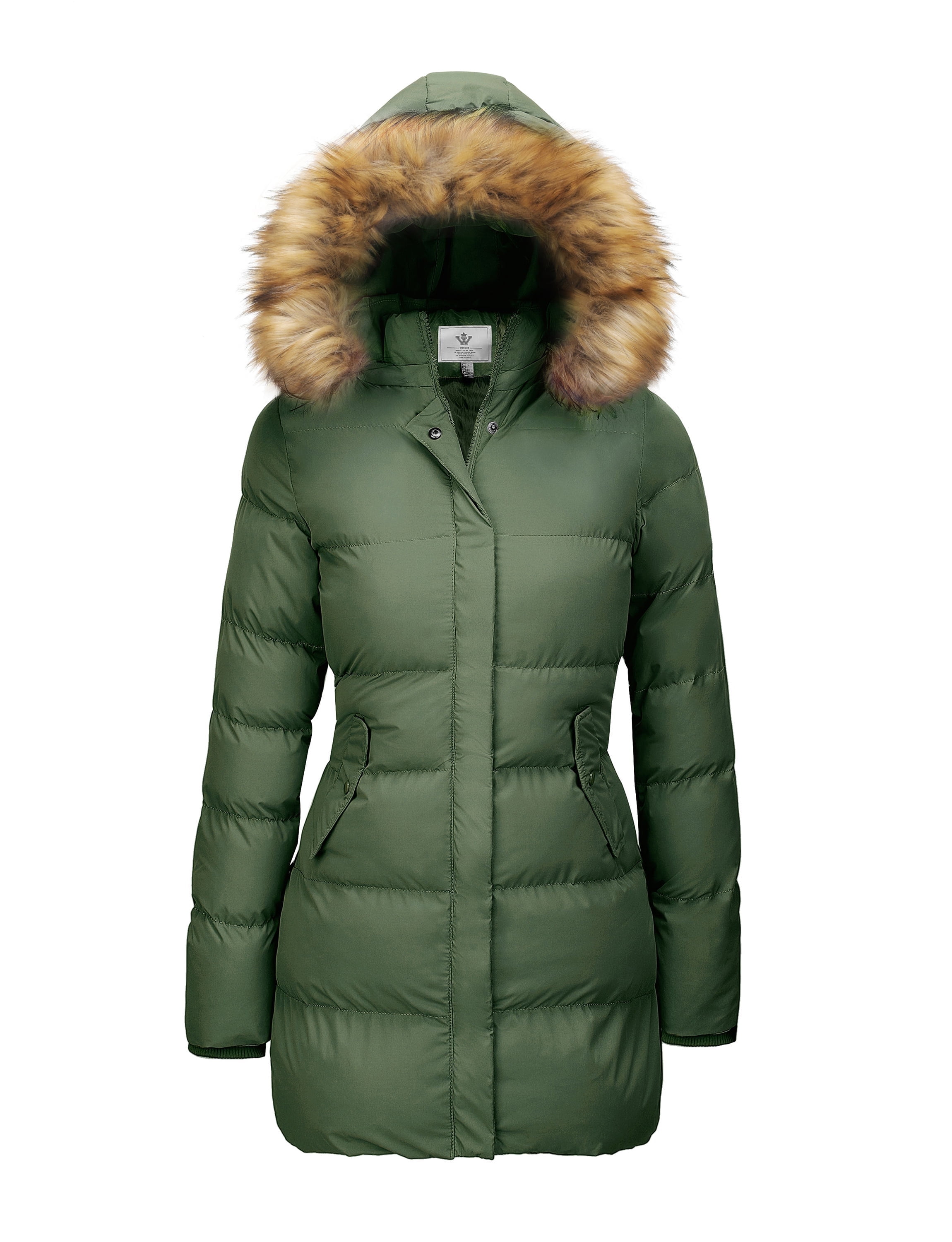 WenVen Women's Winter Coat Warm Puffer Jacket Waterproof Puffer Jacket ...