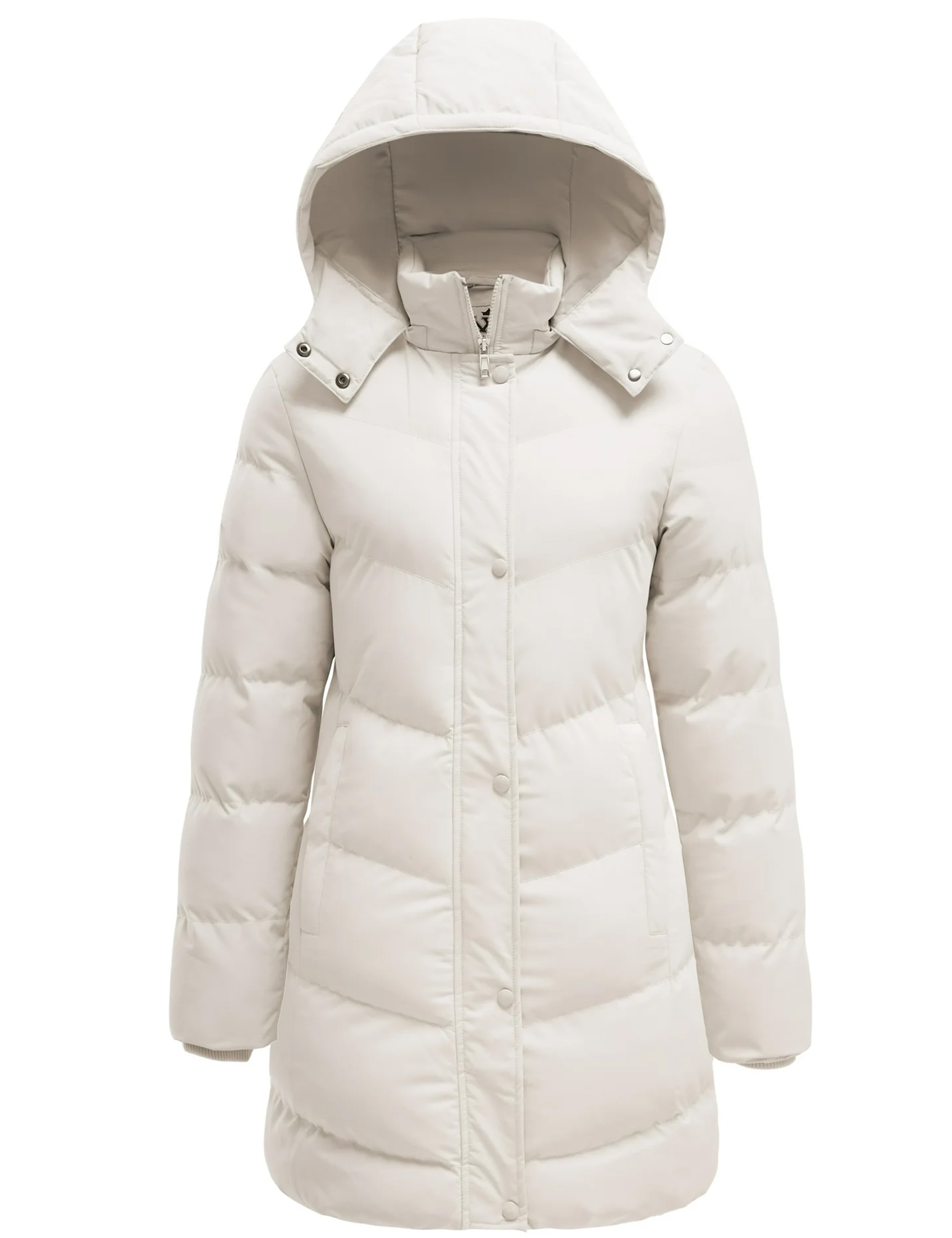 WenVen Women's Winter Jacket Waterrproof Winter Coat Warm Puffer Jacket ...
