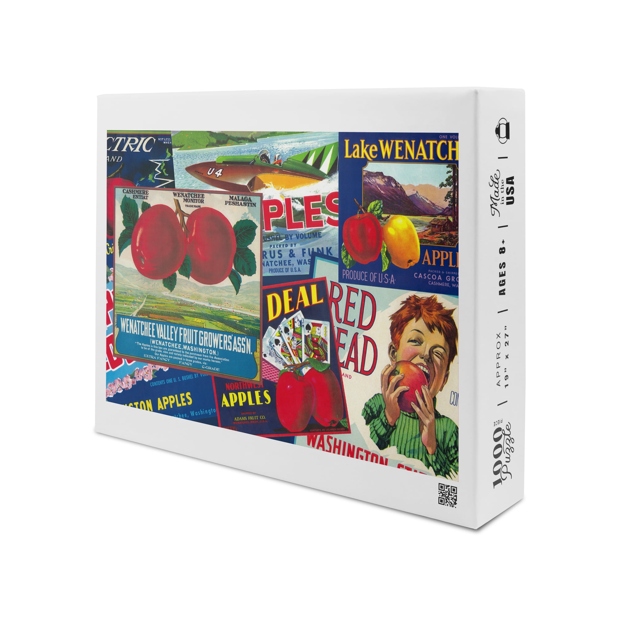 Wenatchee Apple Labels Montage (1000 Piece Puzzle, Size 19x27 ...