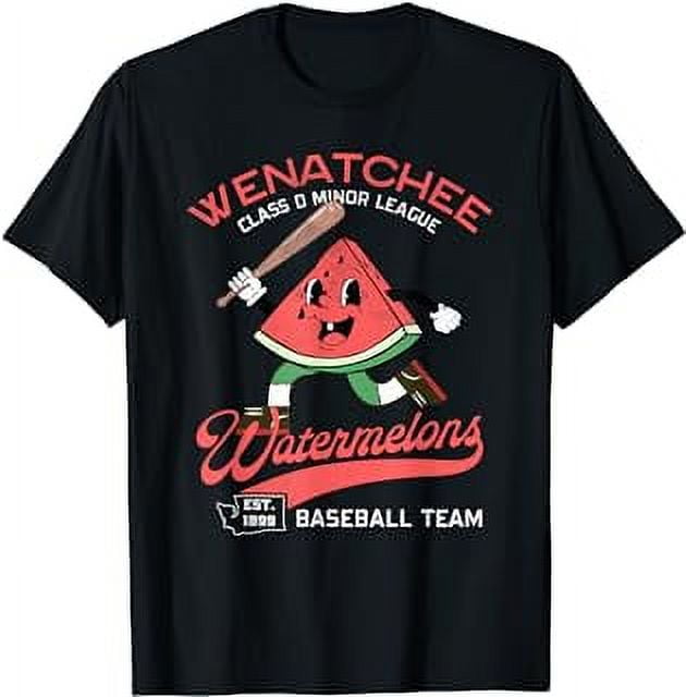 Wenatchee Watermelons Retro Minor League Baseball Team T-Shirt ...