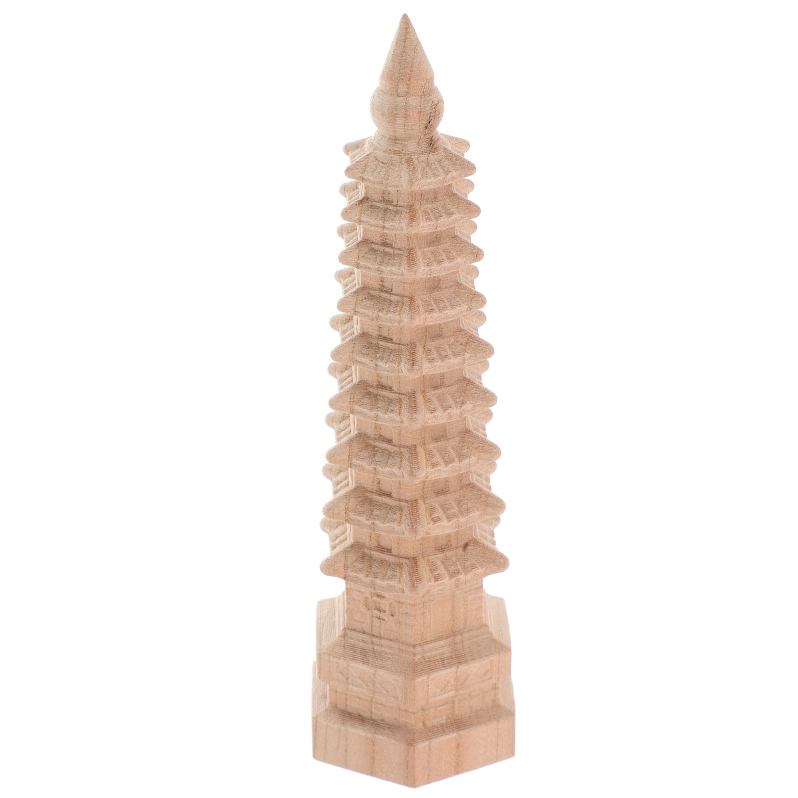 Wenchang Tower Statue 9 Level Miniature Chinese Pagoda Model Feng Shui ...