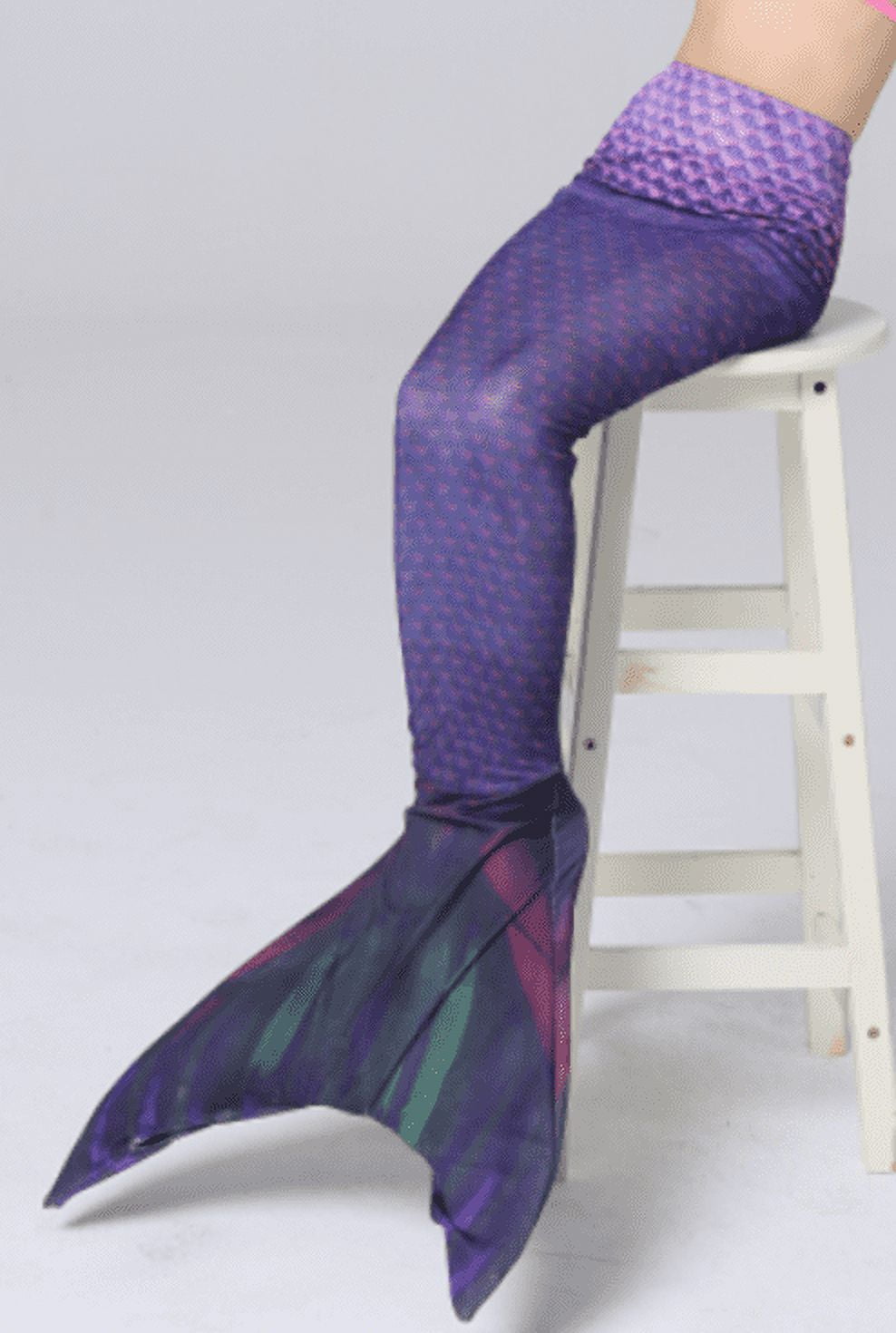 Wenchoice Purple Mermaid Tail Teen Adult L(5-6Y) - Walmart.com
