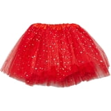 Wenchoice Red Sparkle Star & Dot Tutu - Girls One-Size - Walmart.com