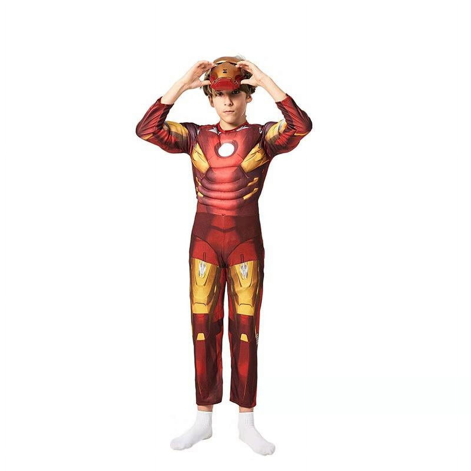 Wenchoice The Avengers Iron Man Muscle Costume Boy'S & Girl'S L(7Y-9Y ...