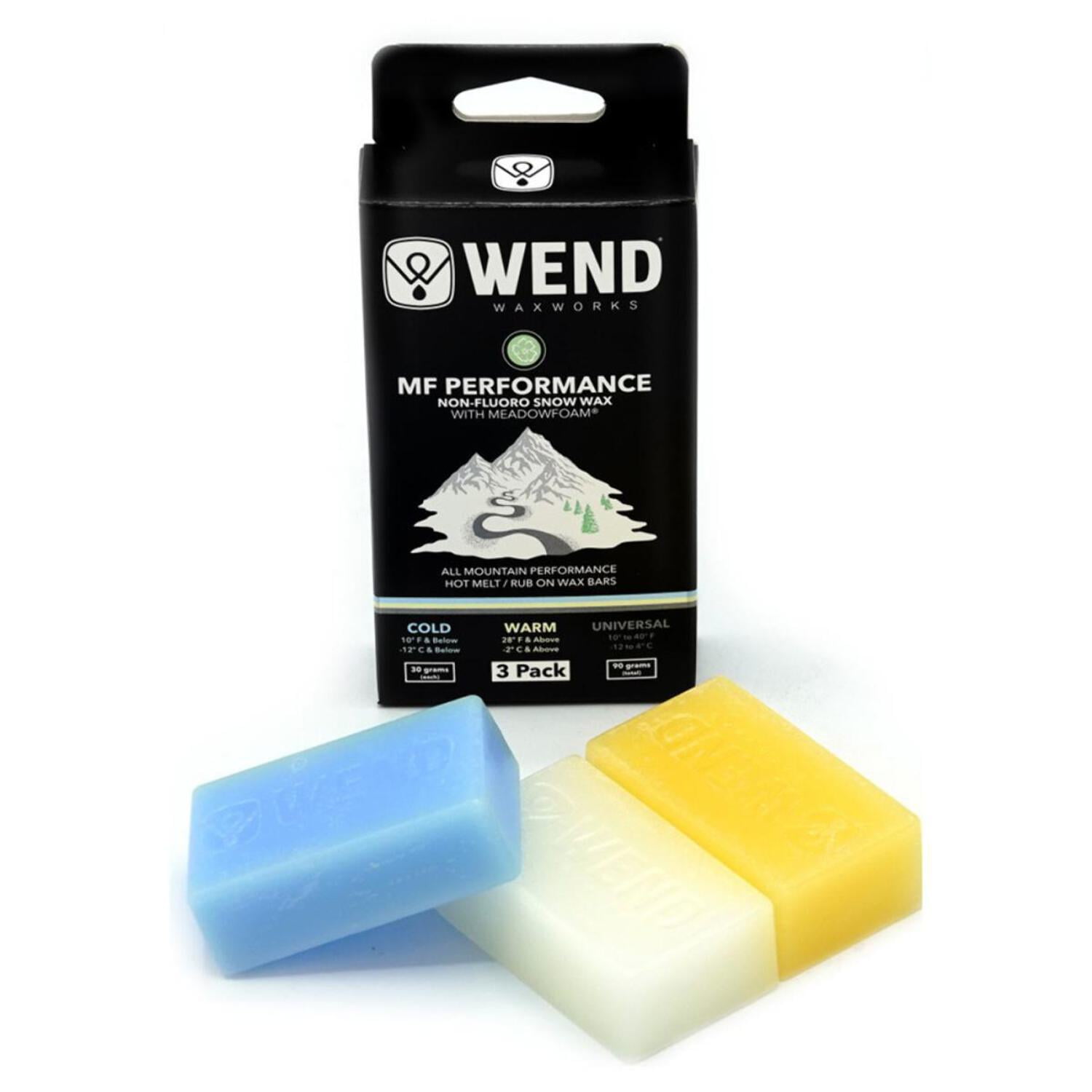 Wend MF Performance Combo Ski Wax - Warm, Universal, Cold - 90g ...