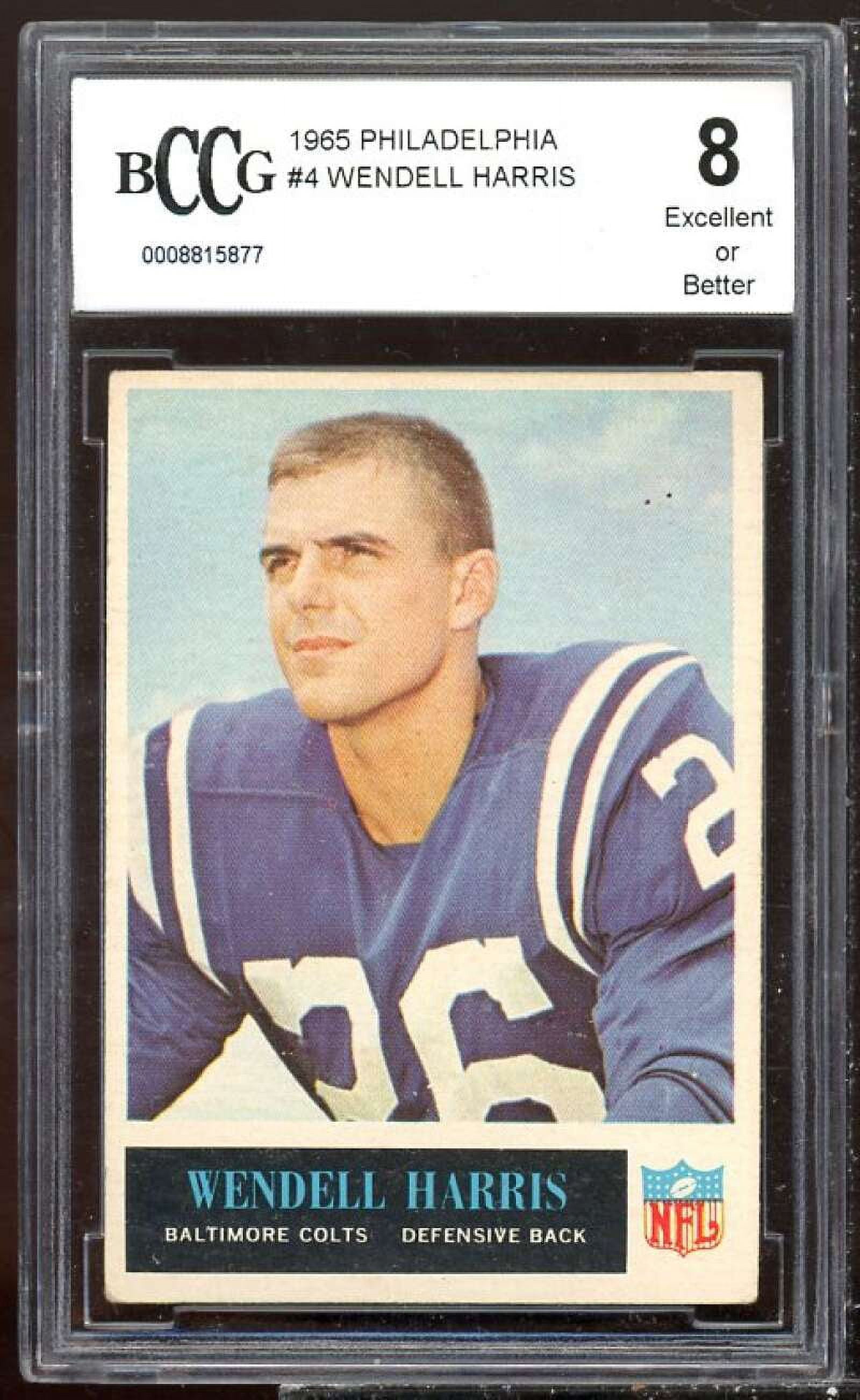 Wendell Harris Card 1965 Philadelphia #4 BGS BCCG 8 - Walmart.com
