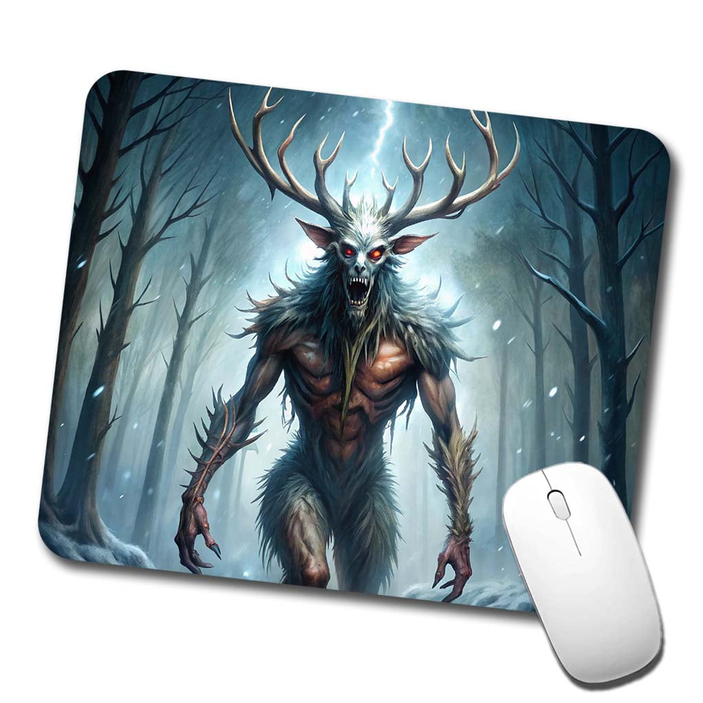 Wendigo Algonquian Folklore Monster Creature Mouse Pad Low Profile ...