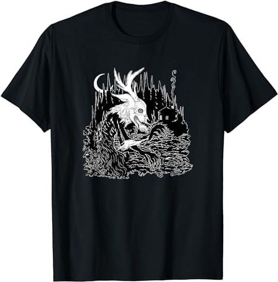 Wendigo - The Cryptid Cannibal Spirit of the Horror Forest T-Shirt ...