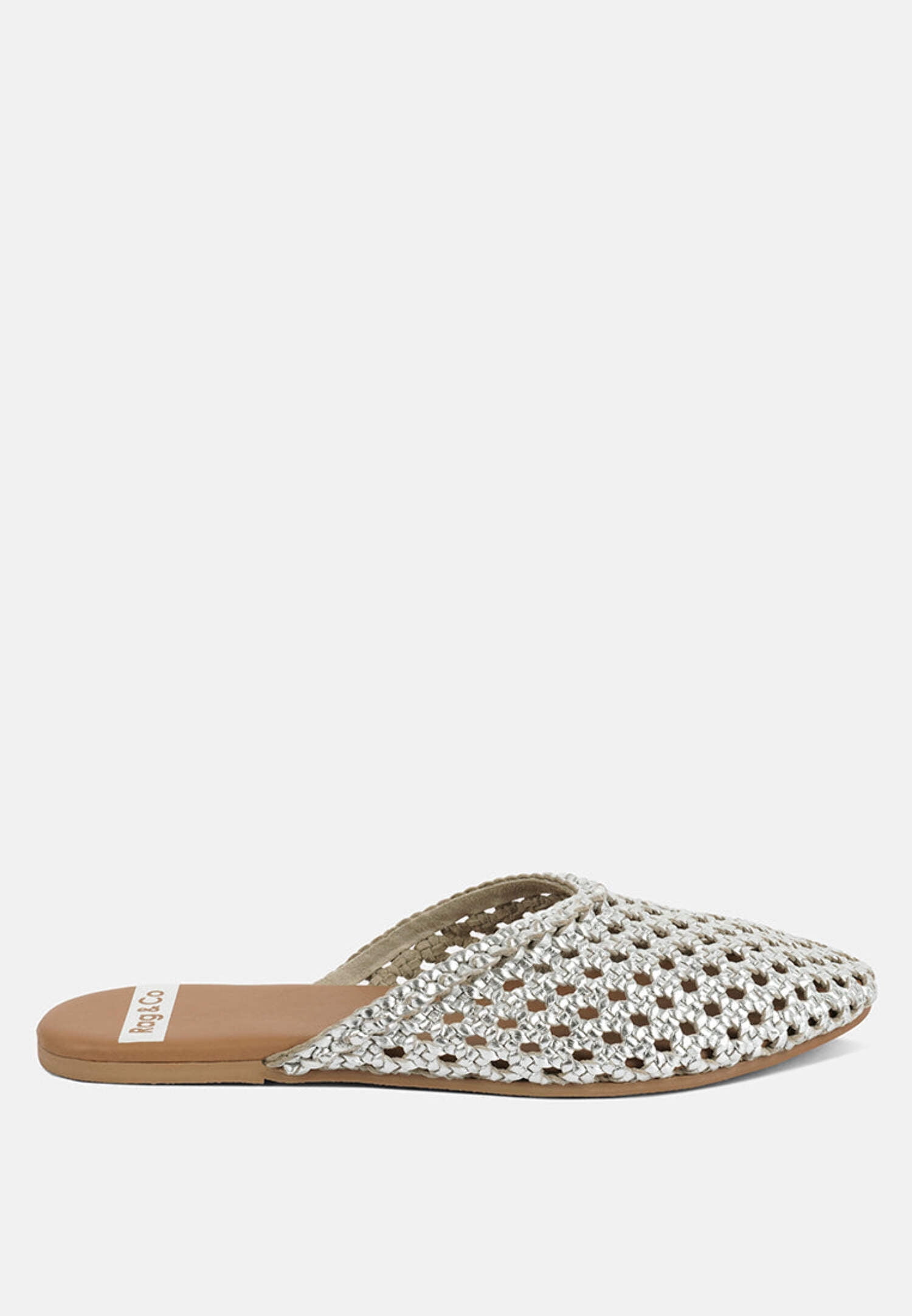 Wendigo Woven Real Leather Mules - Walmart.com