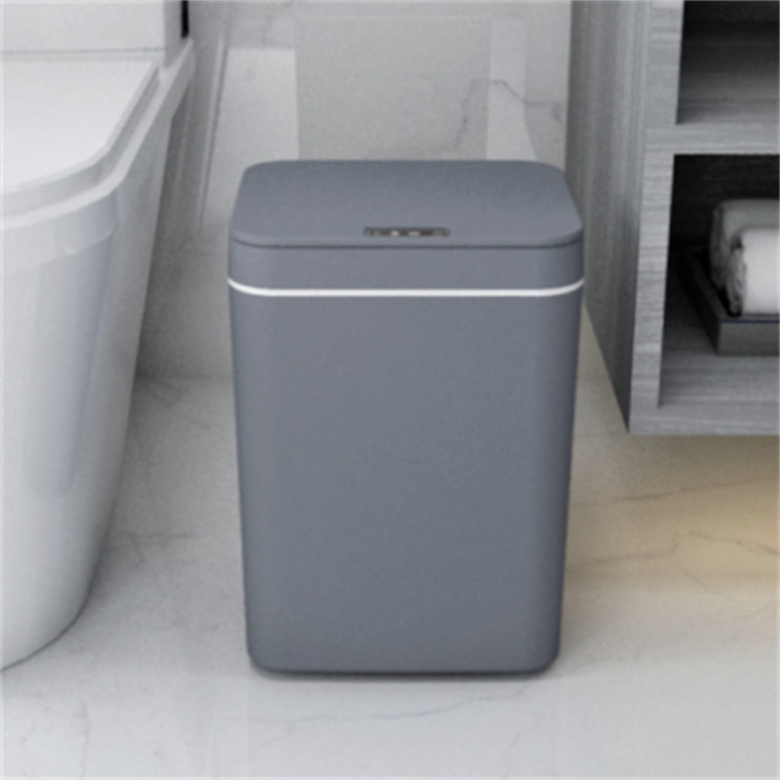 Wendoximz Self-Sealing 4.22 Gallon Trash Can - Automatic Open Lid ...
