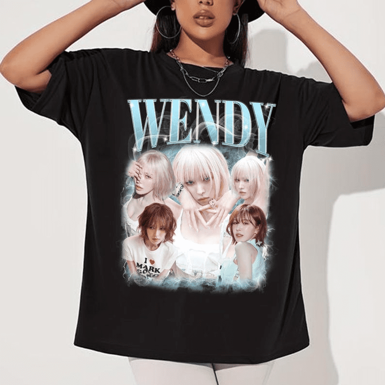 Wendy 1st World Tour Wealive T-Shirt, Wendy Cerulean Verge Album Tee ...