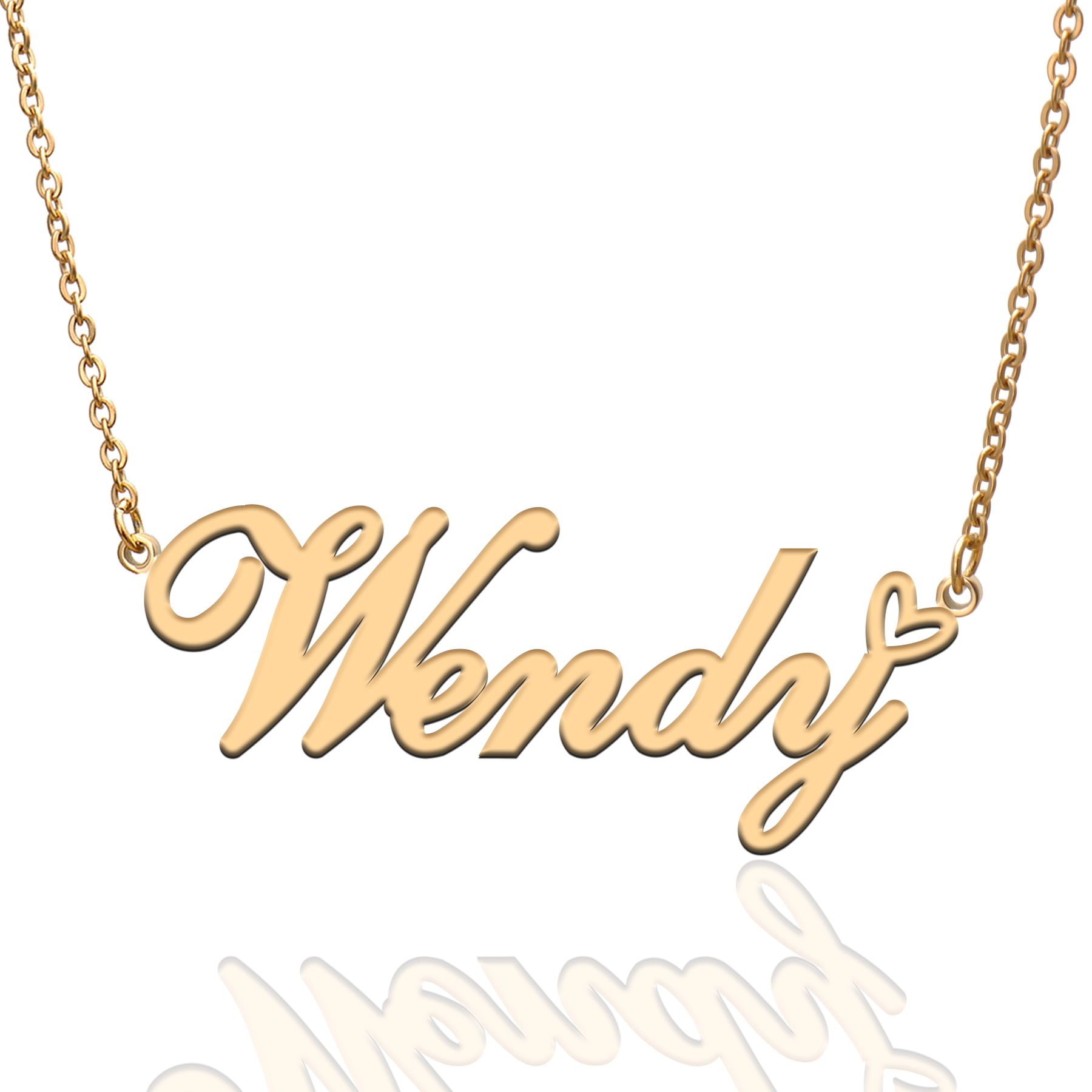 Wendy Custom Name Necklace Customized Personalized Plated Name Necklace ...