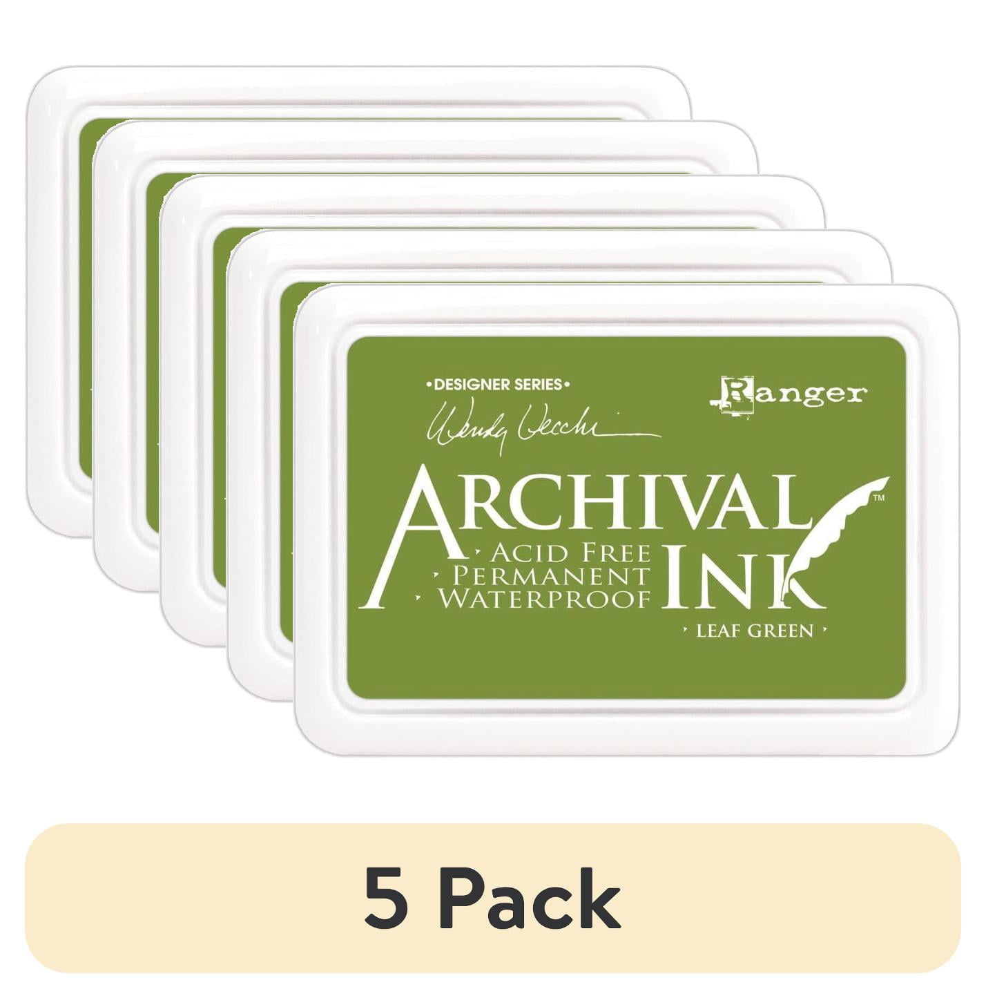 (5 pack) Wendy Vecchi Archival Ink - Waterproof - Leaf Green - Walmart.com