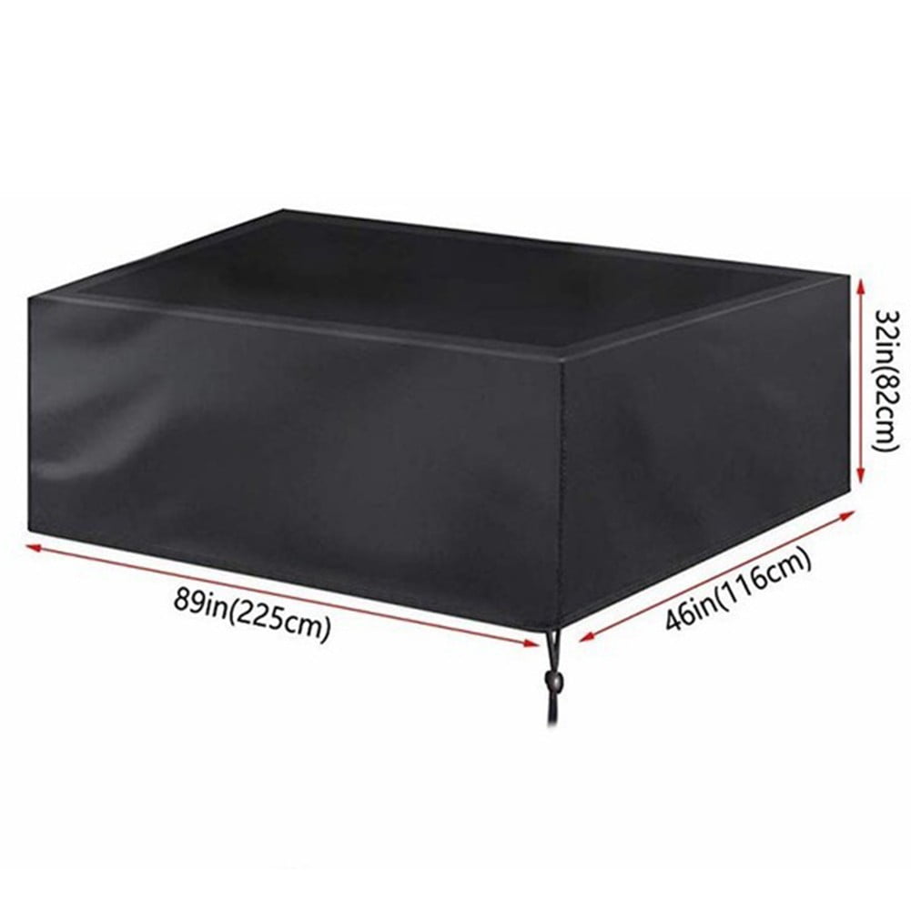 WendyZ 210D 7/8/9FT Waterproof Pool Table Cover: UV & Weather Resistant ...