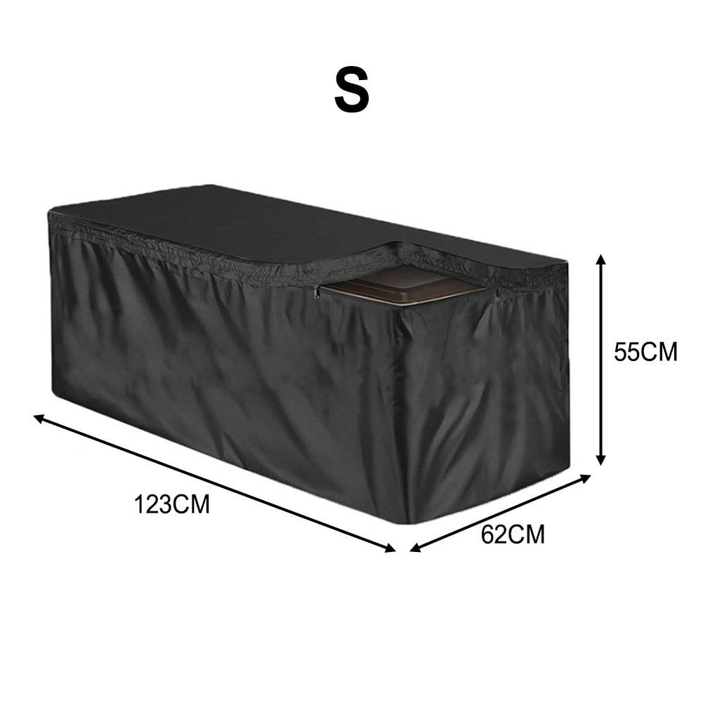 WendyZ 210D Waterproof Garden Storage Box Cover for Outdoor Furniture ...