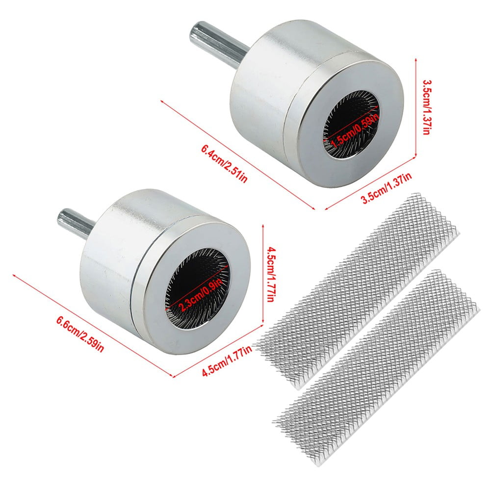 WendyZ 2PCS 15+22mm electric drill pipe cleaner, copper pipe metal pipe ...
