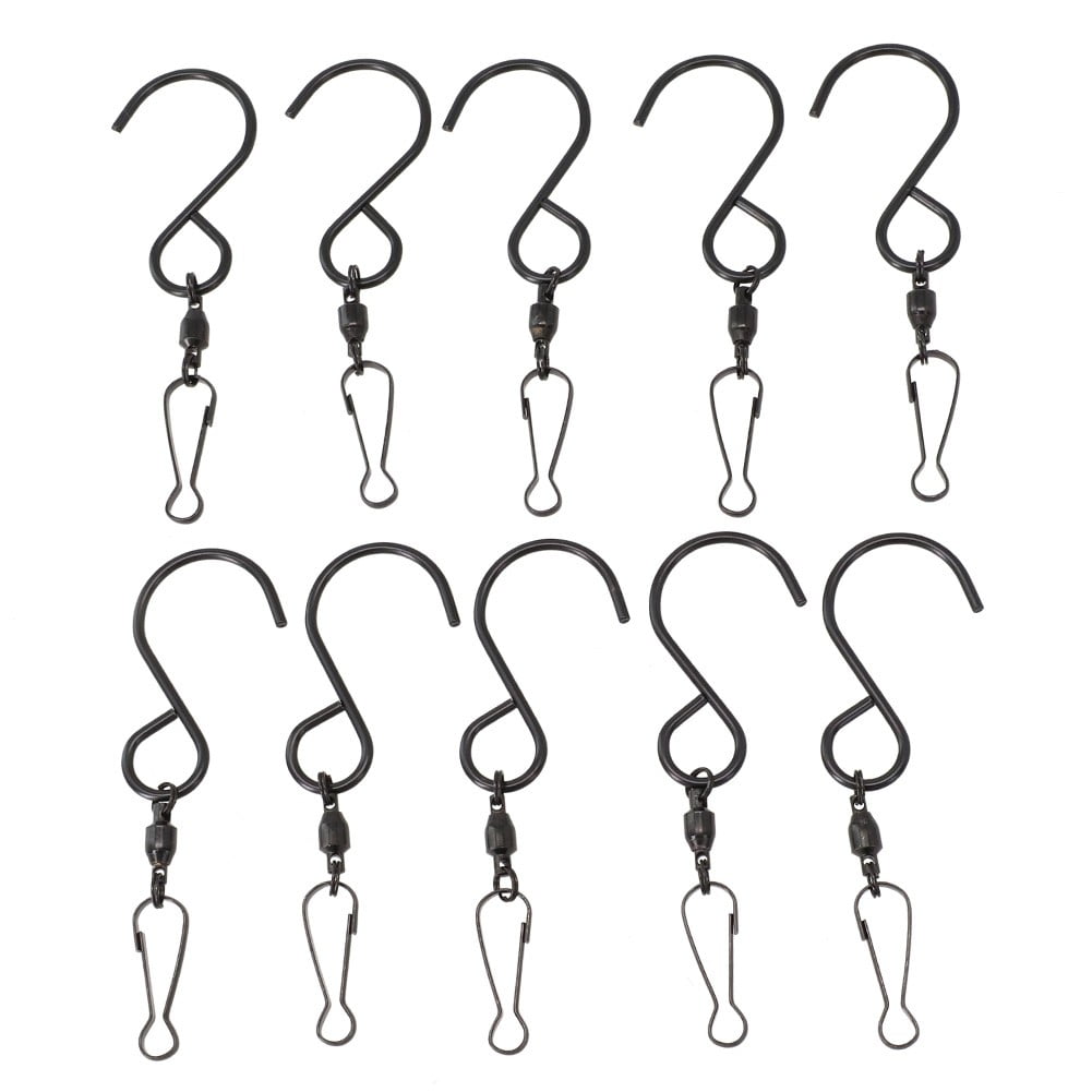 WendyZ Swivel Hooks Clips Hanger for Indoor Outdoor Wind Chimes and ...