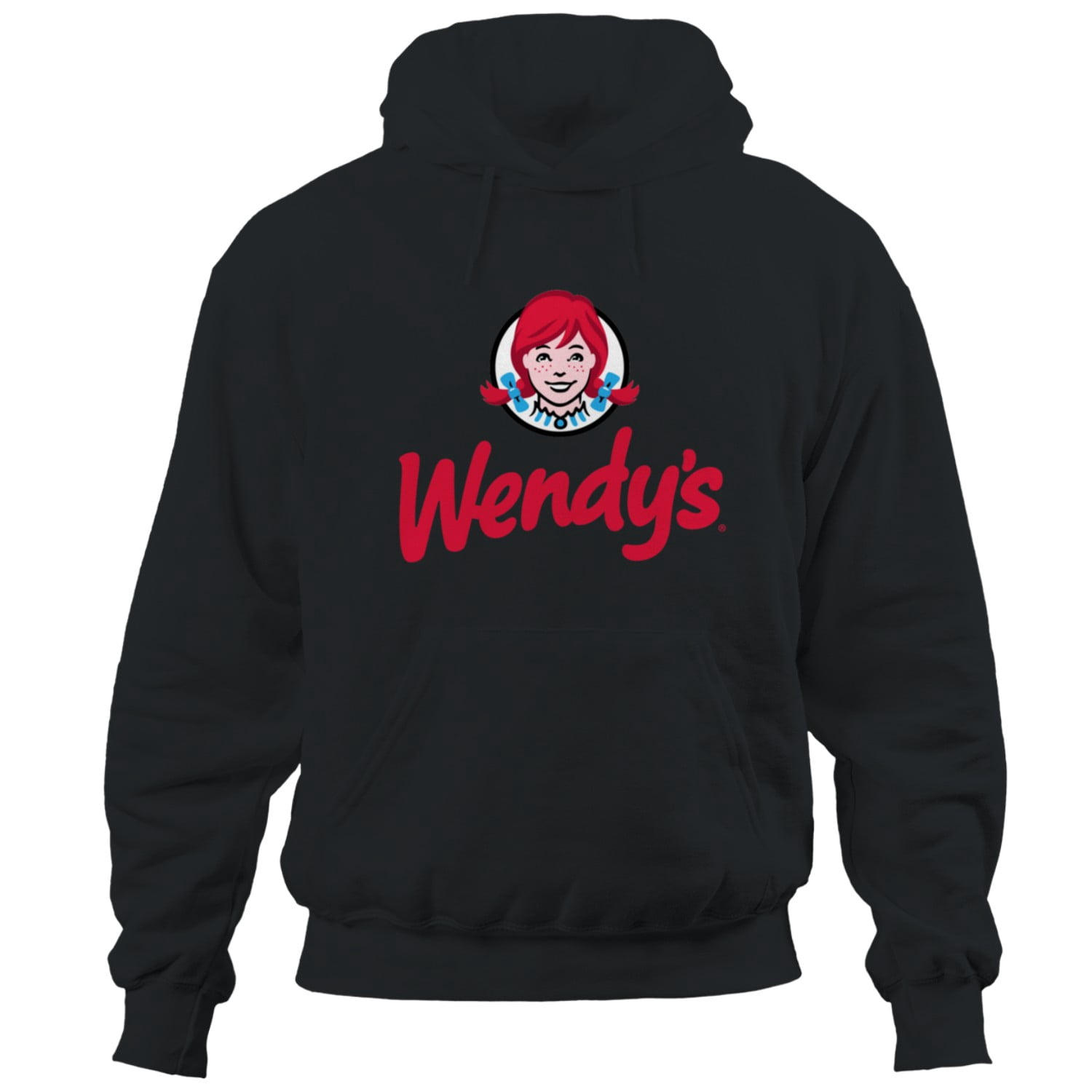 Wendys Fast Food Restaurant Logo Unisex Cotton Hoodie - Walmart.com