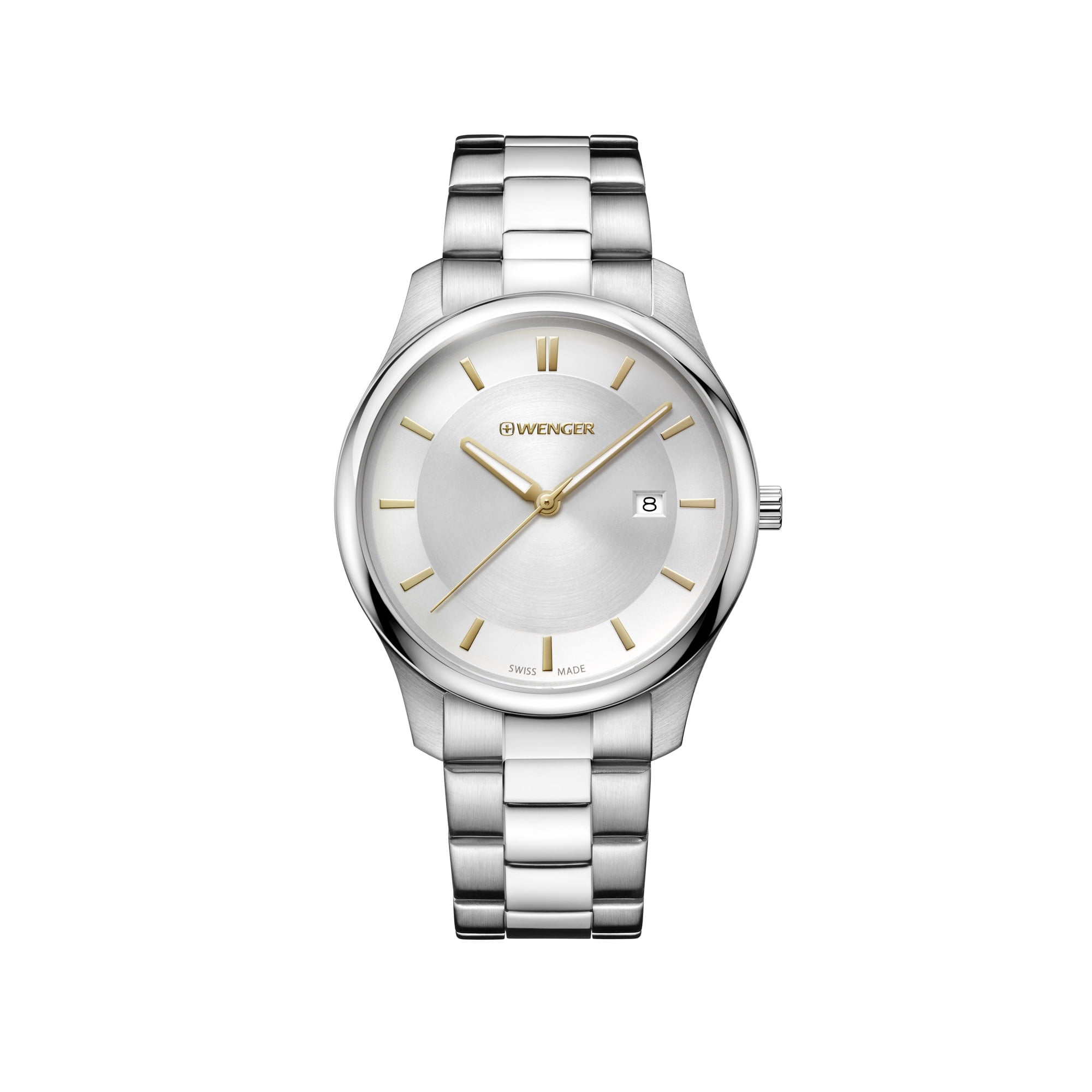 Wenger City Classic Men's Watch, Quartz Movement, Silver Dial ...