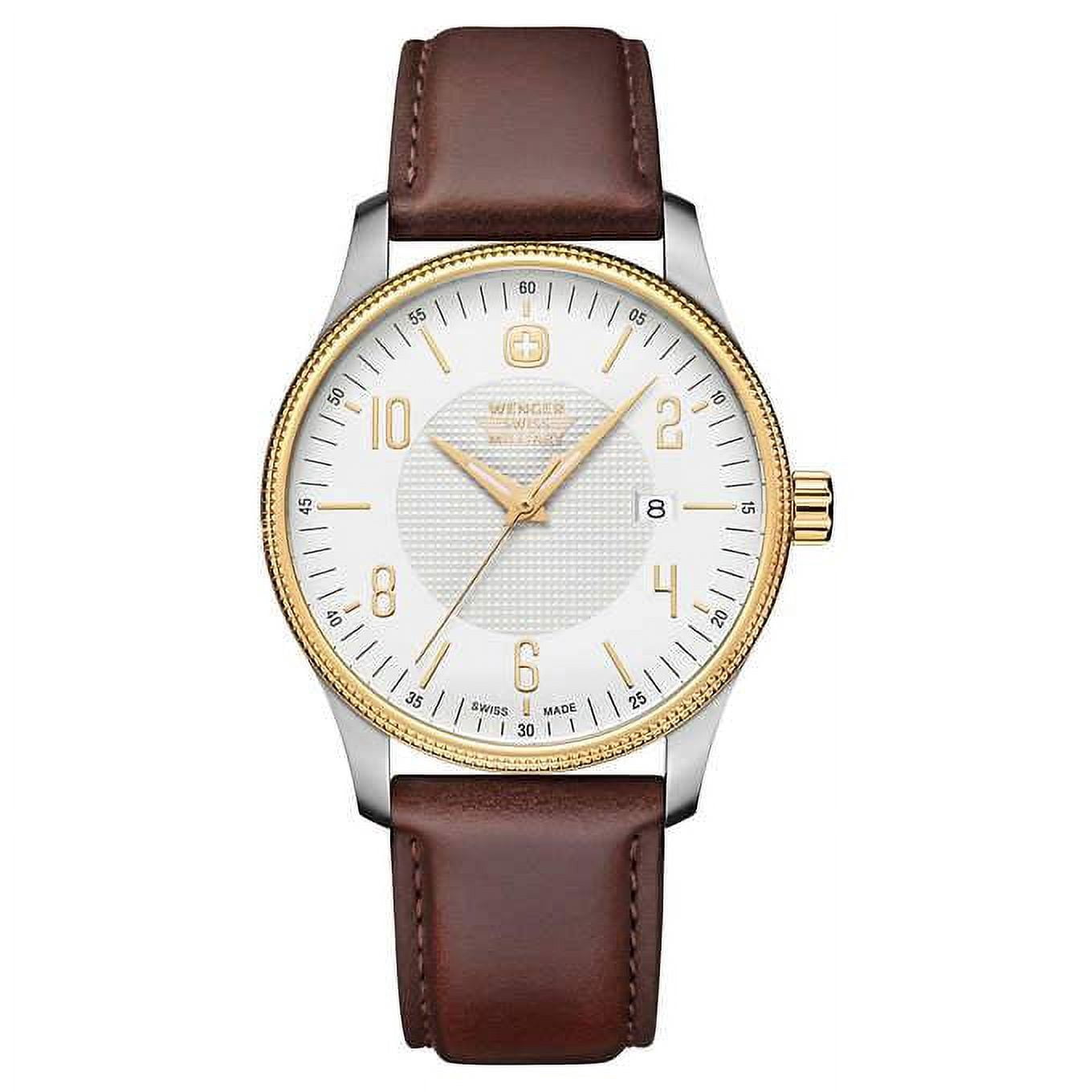 Wenger Men's Swiss Military Telegraph Two-Tone Watch - Walmart.com