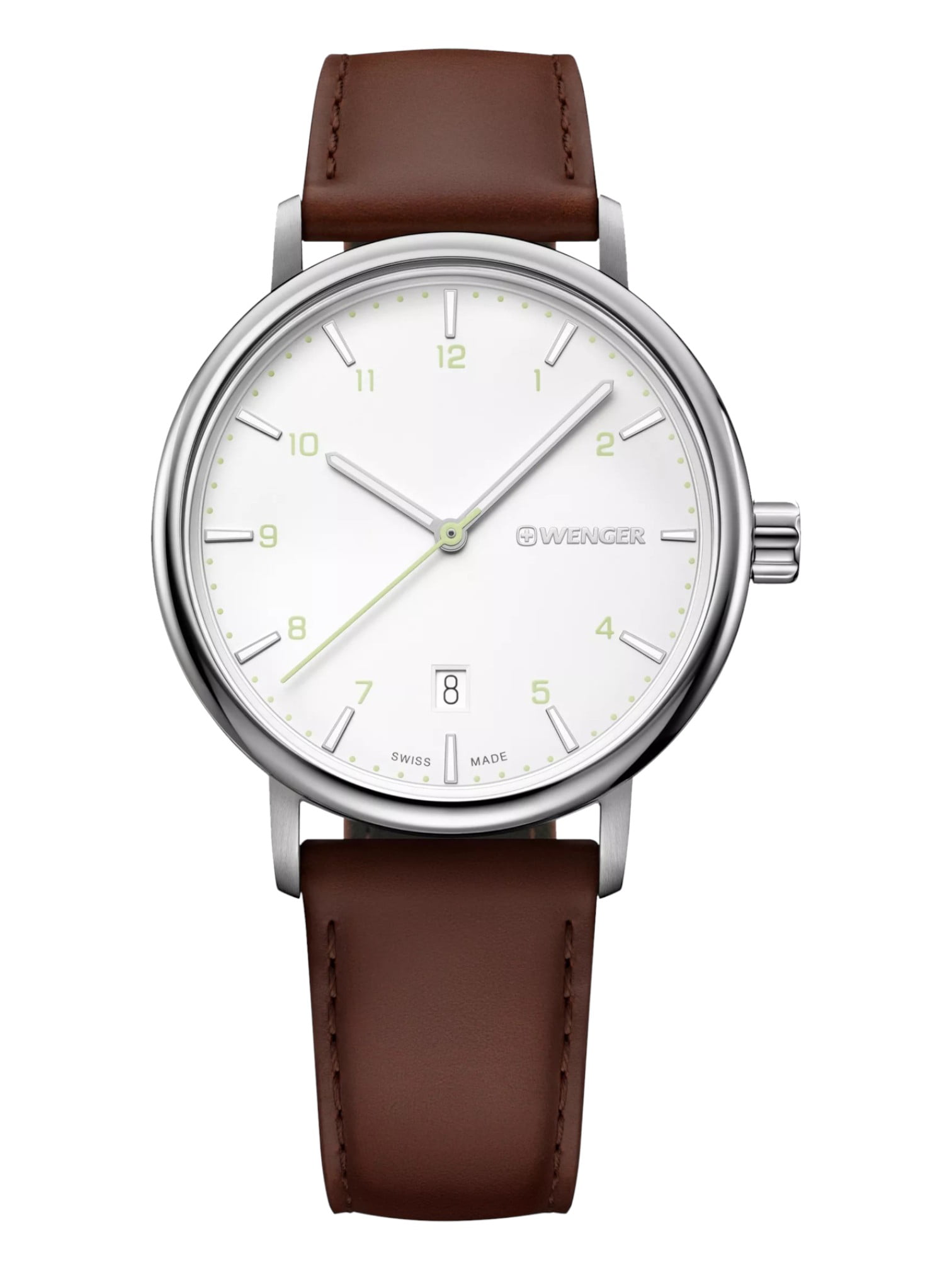 Wenger Swiss Army Men's 01.1731.117 Urban Classic White Dial Watch 40 ...