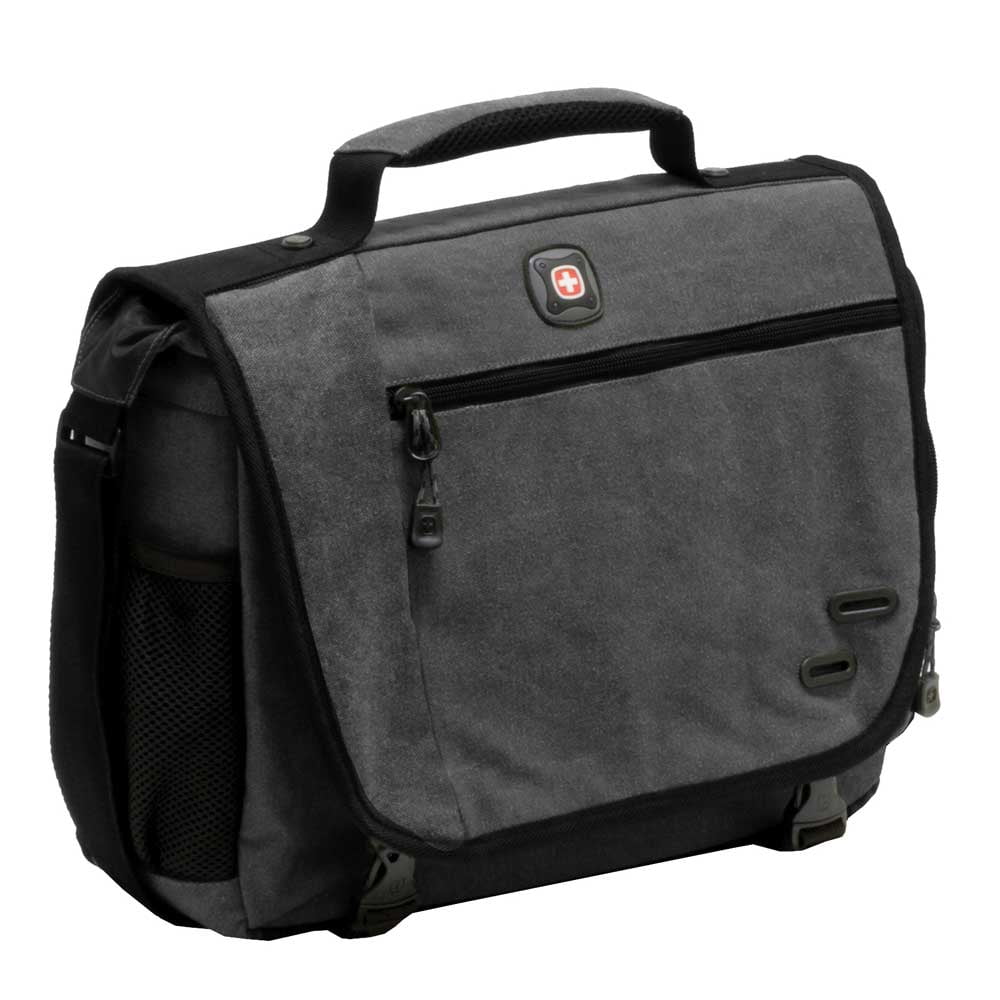 Wenger ZINC Carrying Case (Briefcase) for 14.1" Notebook, Green, Gray ...