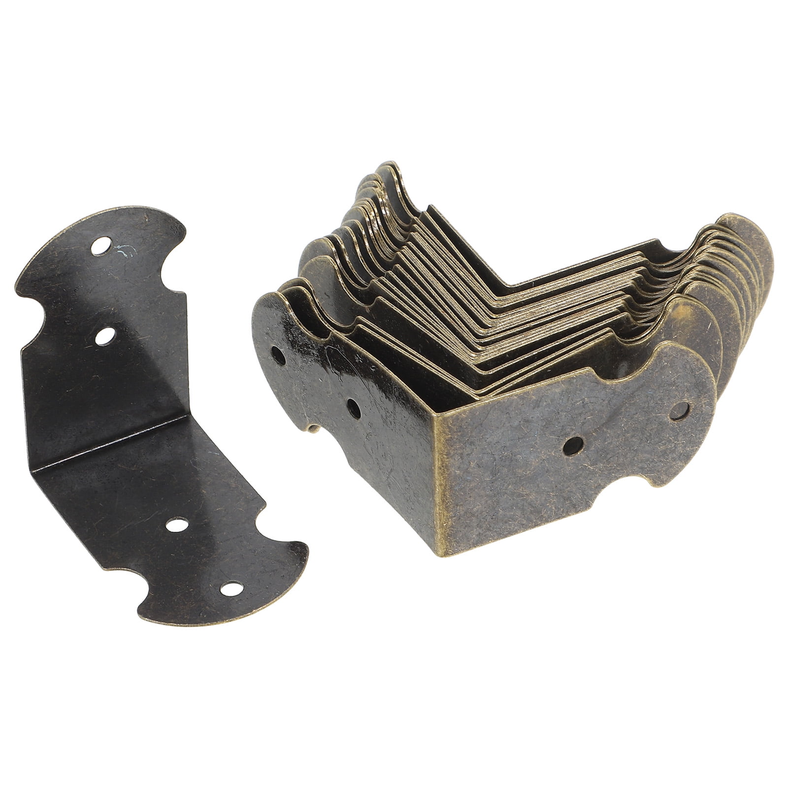 Wenliwode 20 pcs Right Angle Corner Brackets Vintage Corner Brace ...