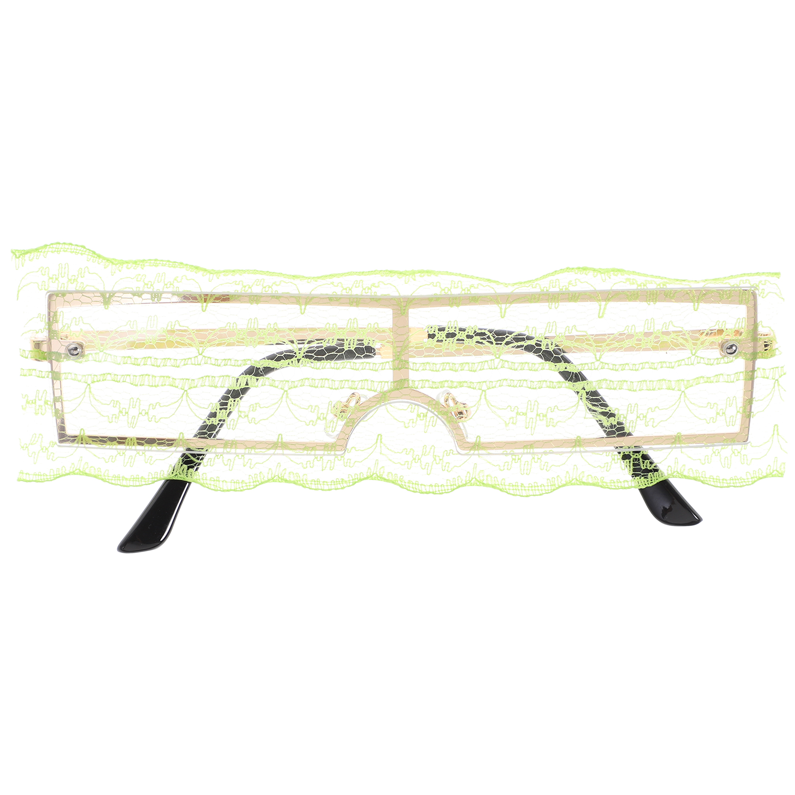 Wenliwode Lace Eyeglasses Creative Glasses Women Party Eyewear Holiday ...