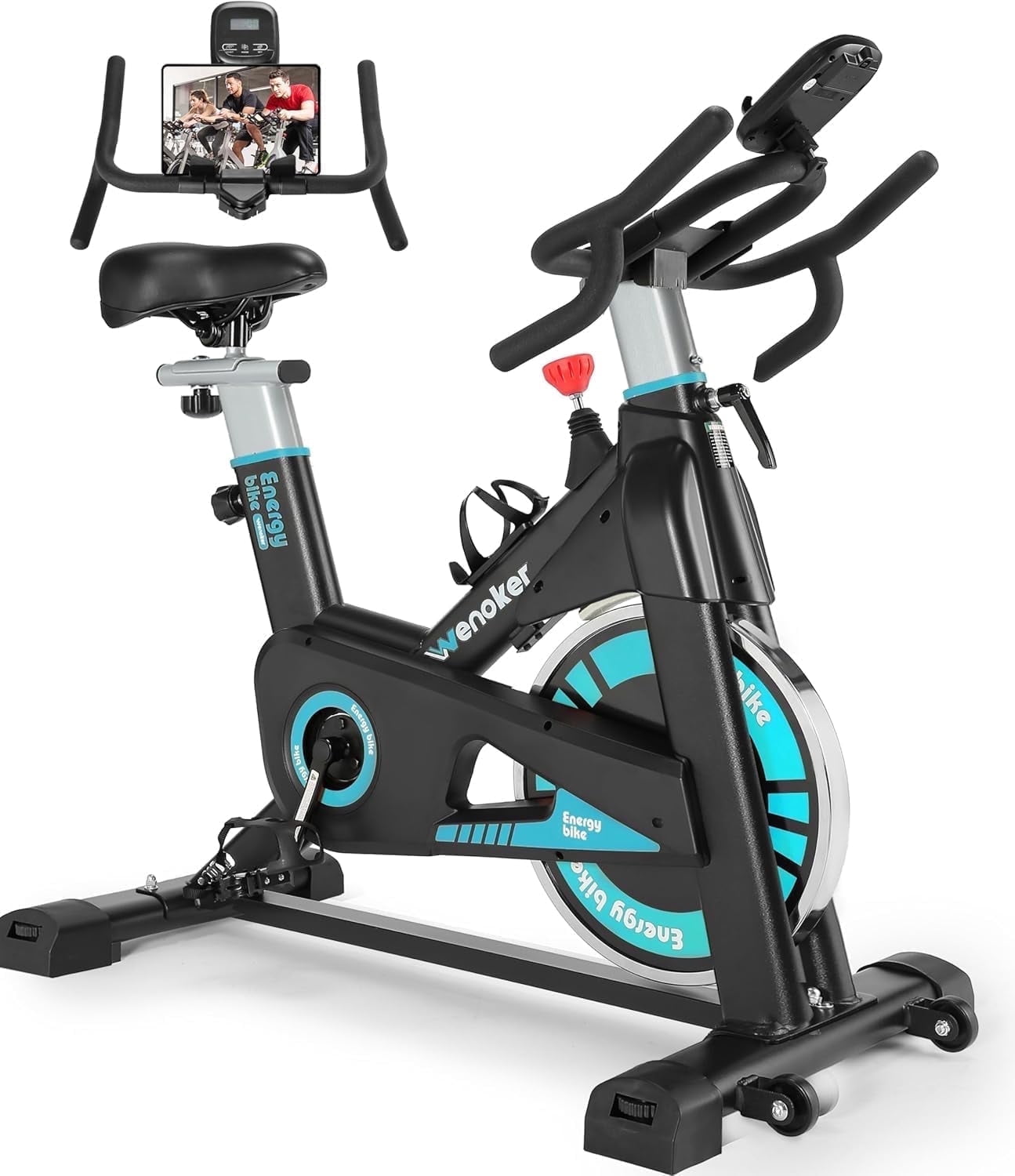Wenoker Exercise Bike,Indoor Cycling Bicycle/Stationary Bike for Home ...