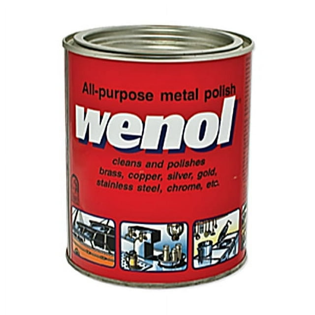 Wenol 33.8 oz All Purpose Metal Polish Can, Limpia Multiusos de Metal ...