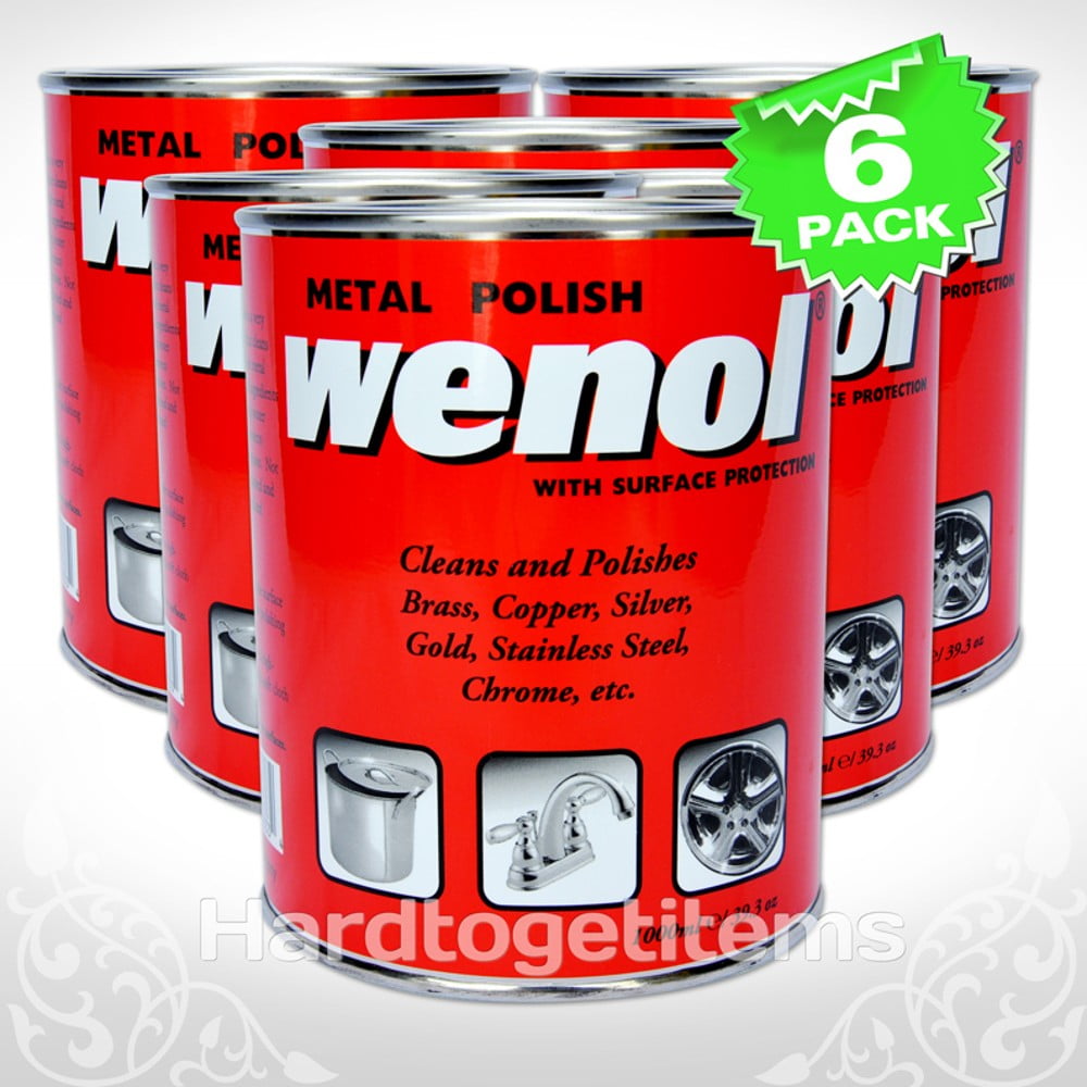 Wenol Can Red Metal Cleaner/Polish 1000 ml, 6 Pack - Walmart.com